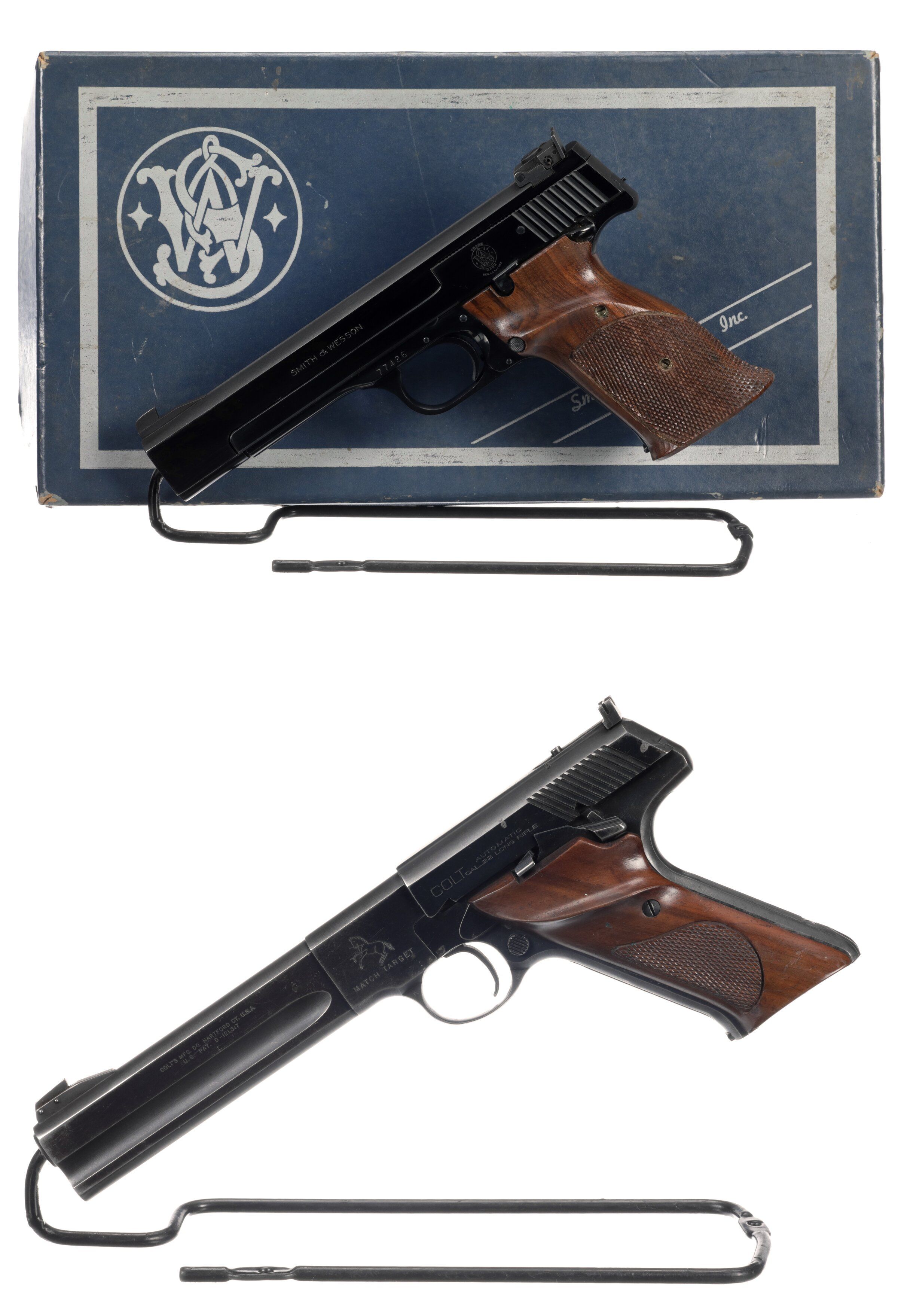 Two Rimfire Semi-Automatic Target Pistols | Rock Island Auction