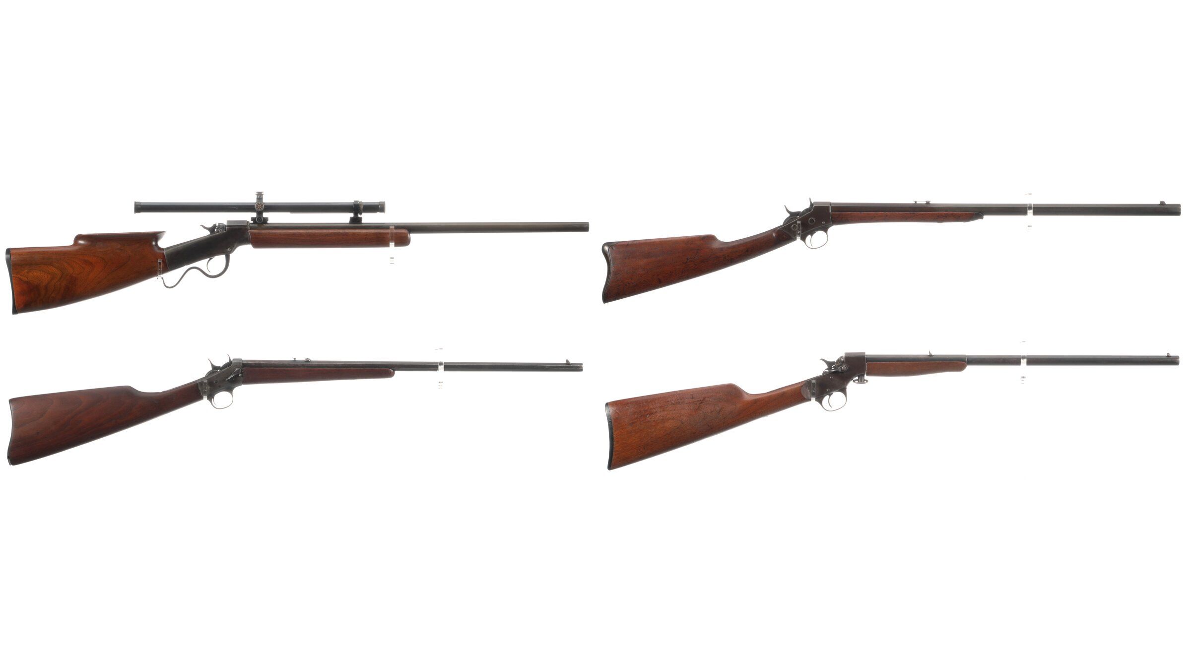 Four Single Shot Rifles | Rock Island Auction