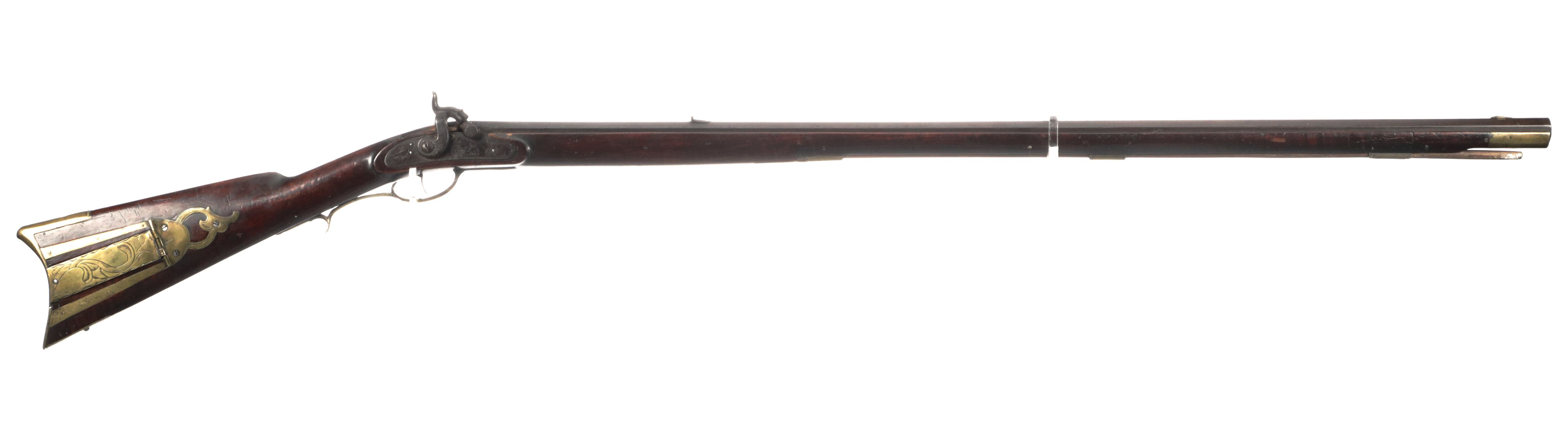 D. Marker Signed Percussion Full-Stock "Smooth Rifle" | Rock Island Auction