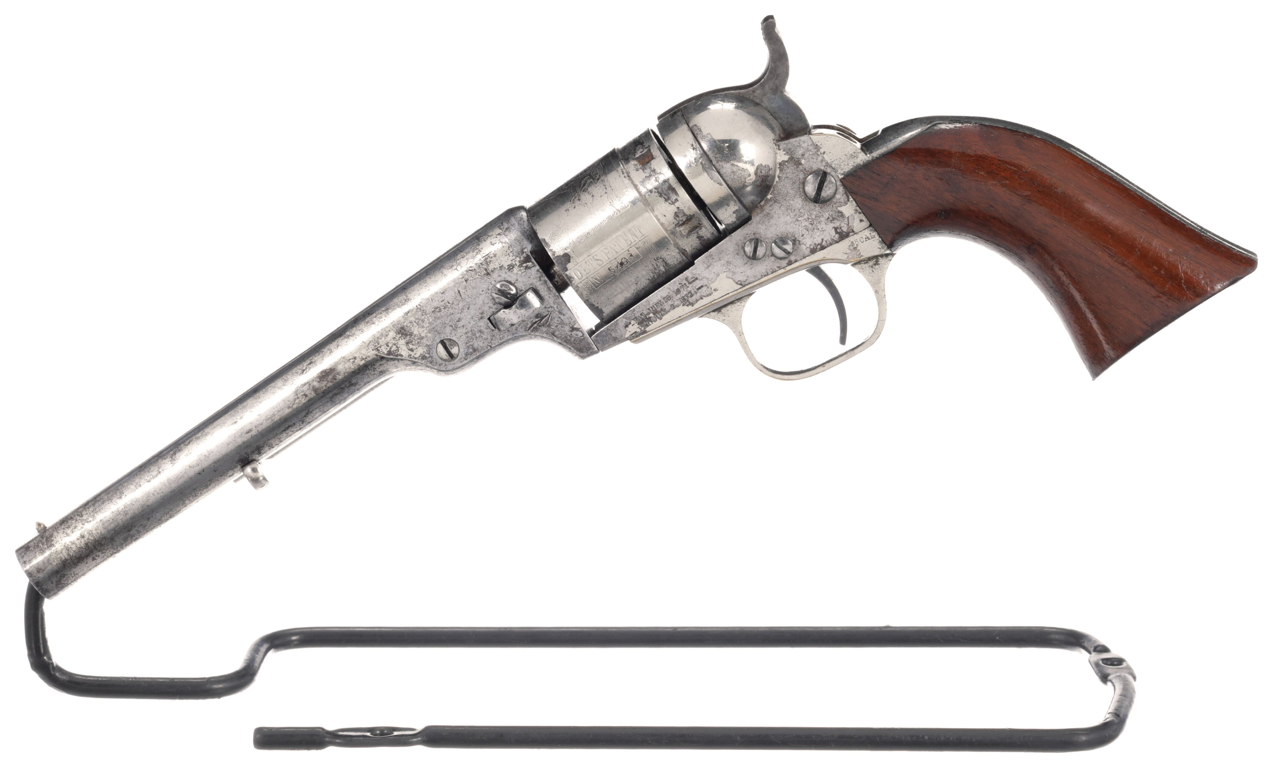 Colt Round Barrel Pocket Navy Conversion Revolver | Rock Island Auction