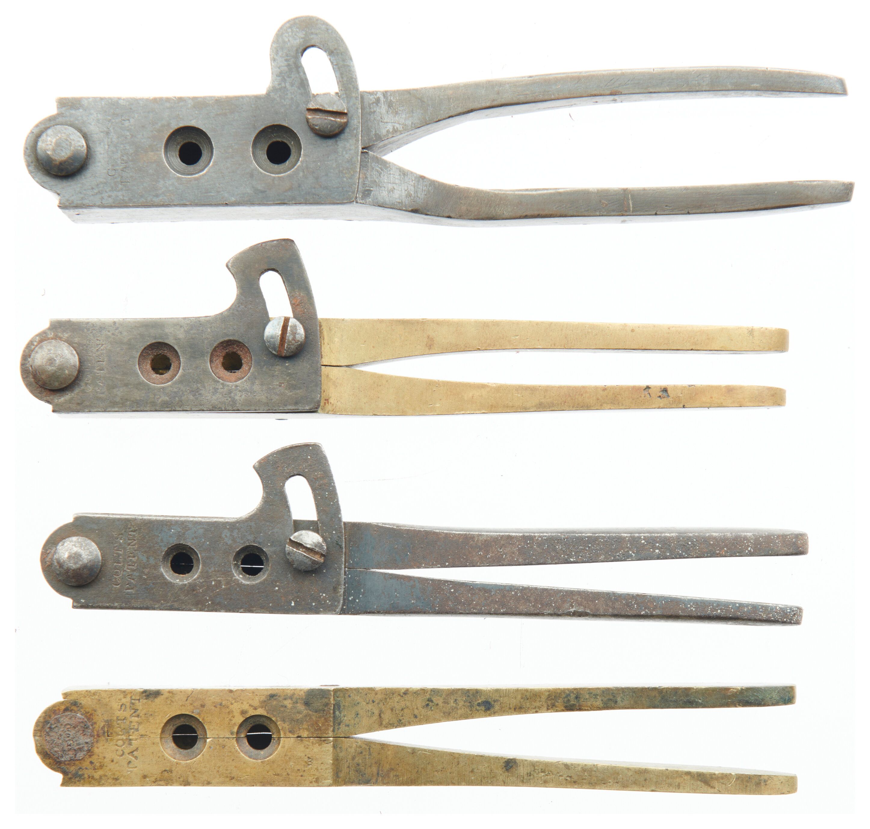 Group of Four "Colt's Patent" Bullet Molds | Rock Island Auction