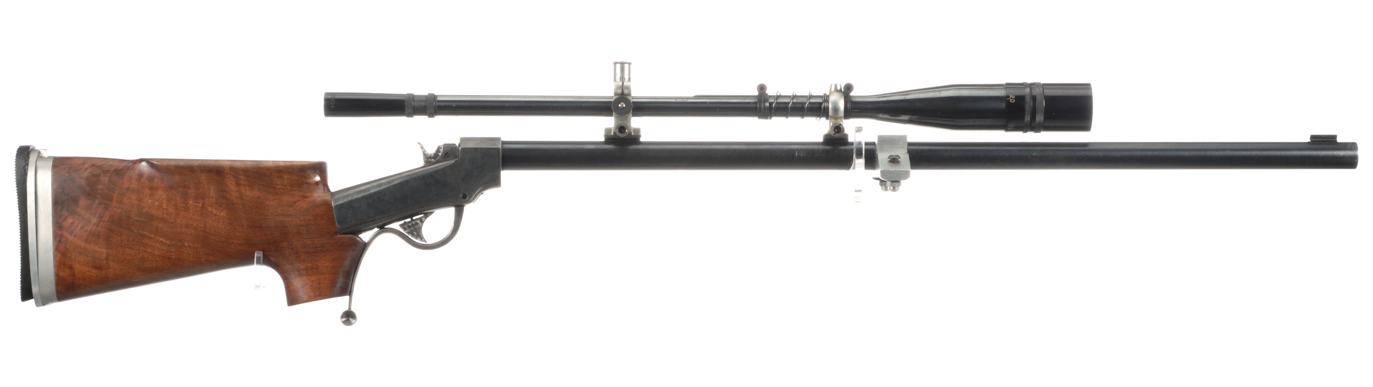 Custom Ballard Target Rifle with Scope | Rock Island Auction