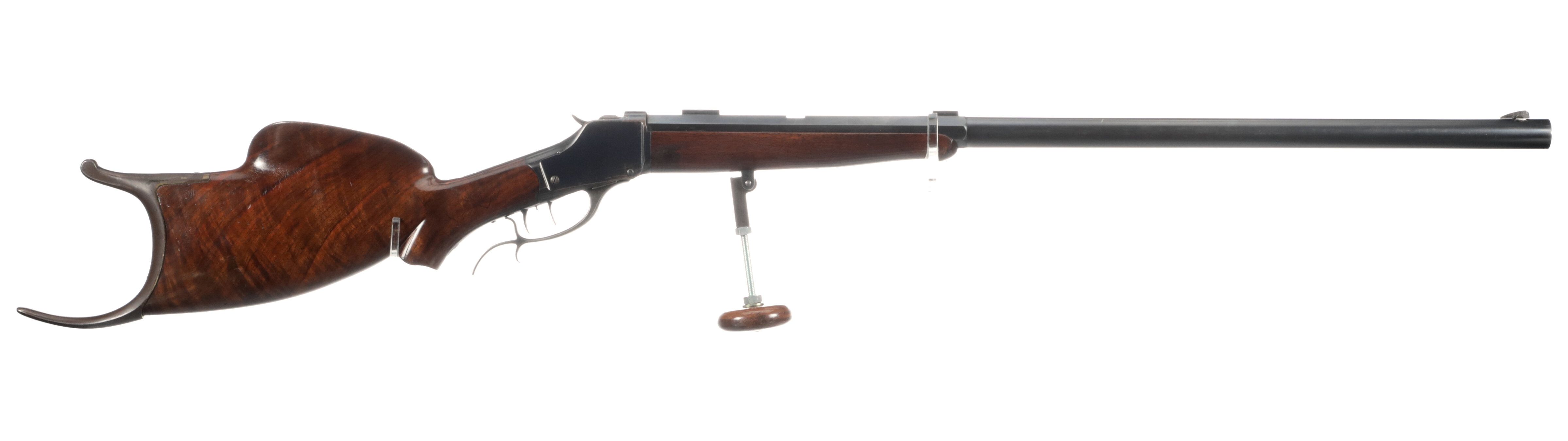 Custom Winchester Model 1885 High Wall Schuetzen Rifle | Rock Island ...