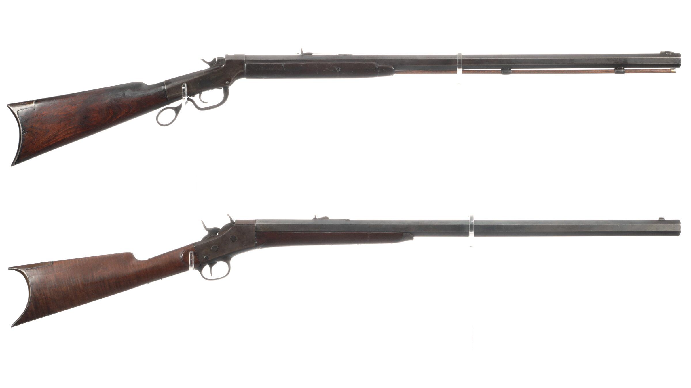 Two Antique Falling Block Rifles | Rock Island Auction
