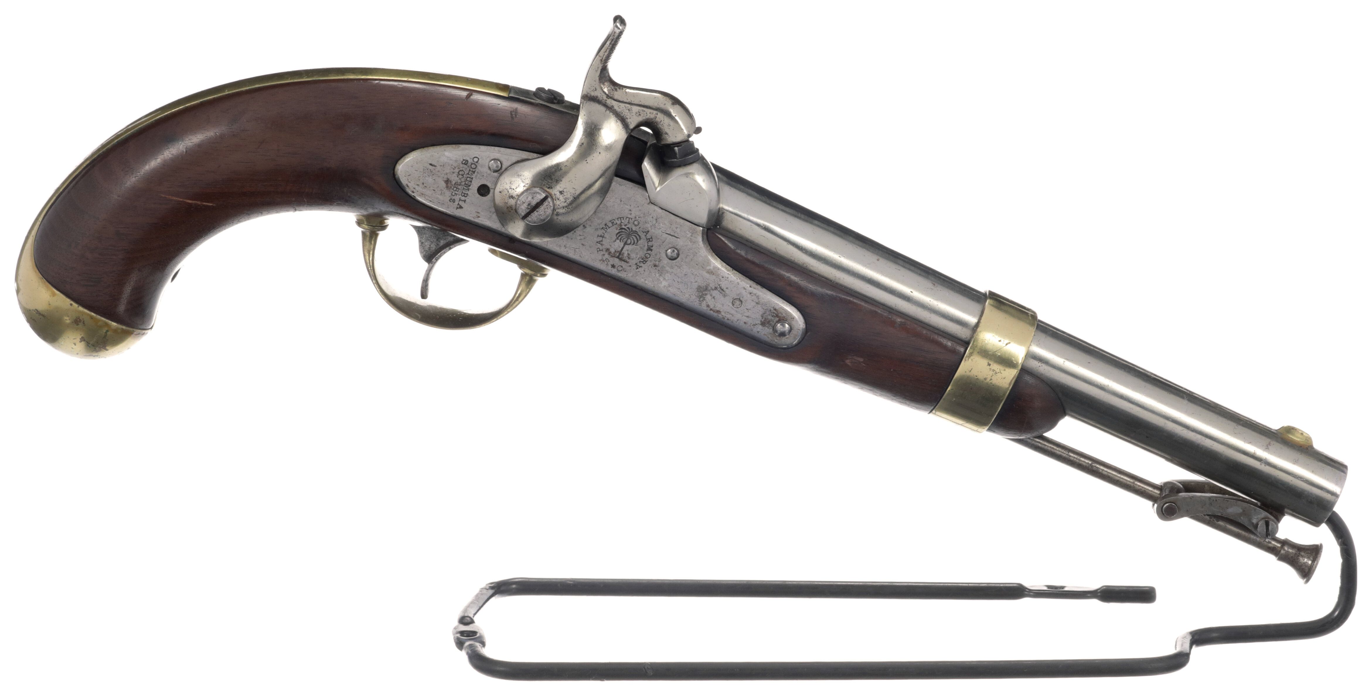 Palmetto Armory Marked U.S. Model 1842 Percussion Pistol | Rock Island ...
