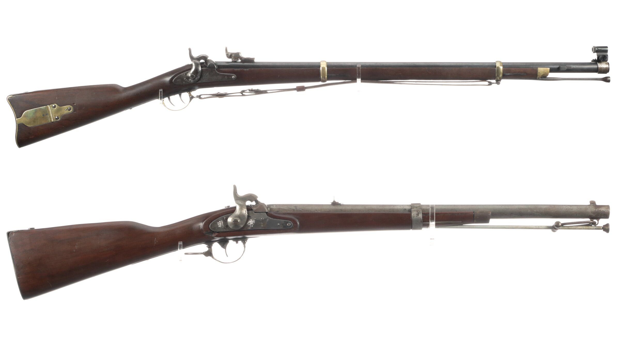 Two Antique U.S. Martial Percussion Long Guns | Rock Island Auction