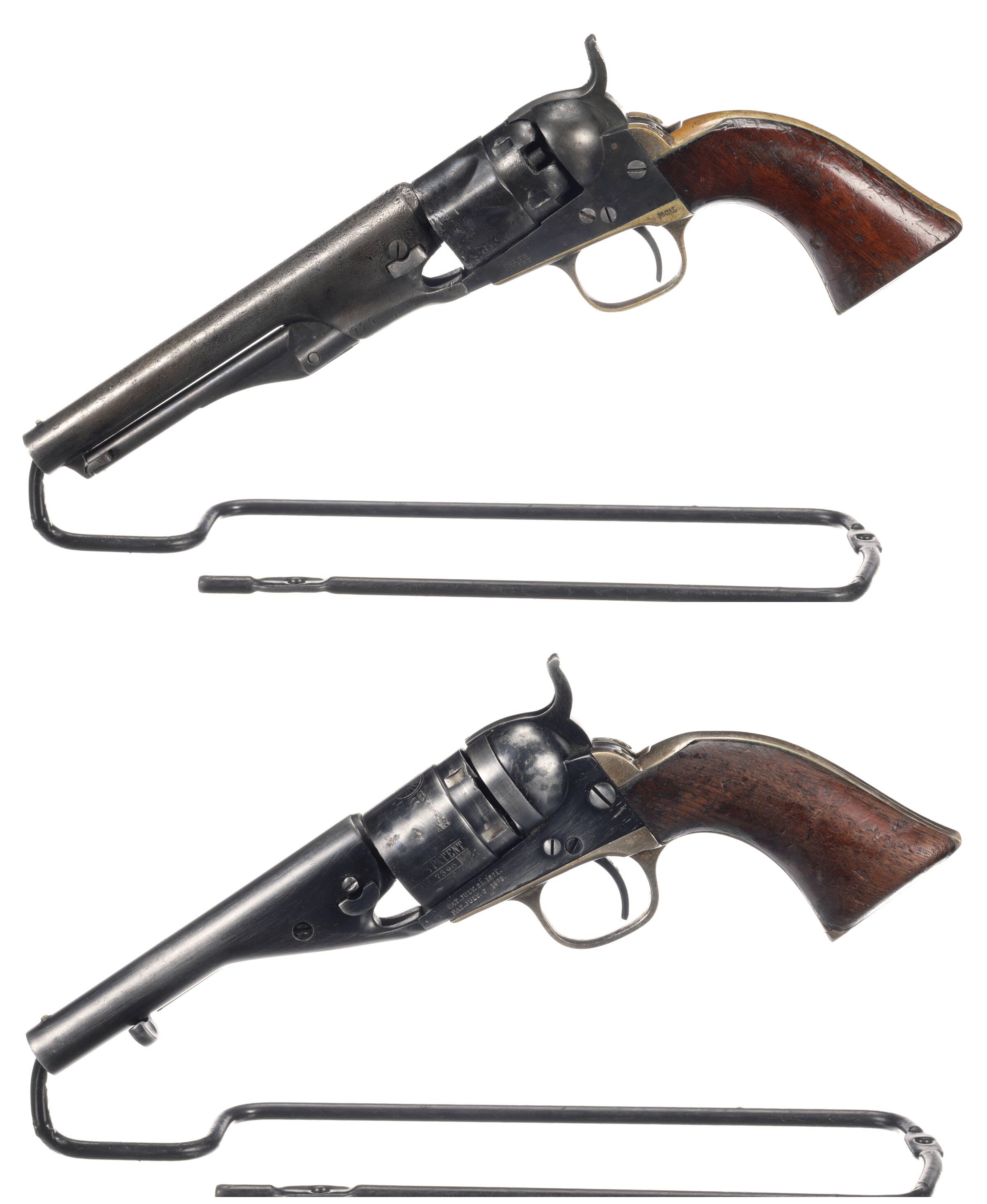 Two Colt Model 1862 Police Revolvers | Rock Island Auction