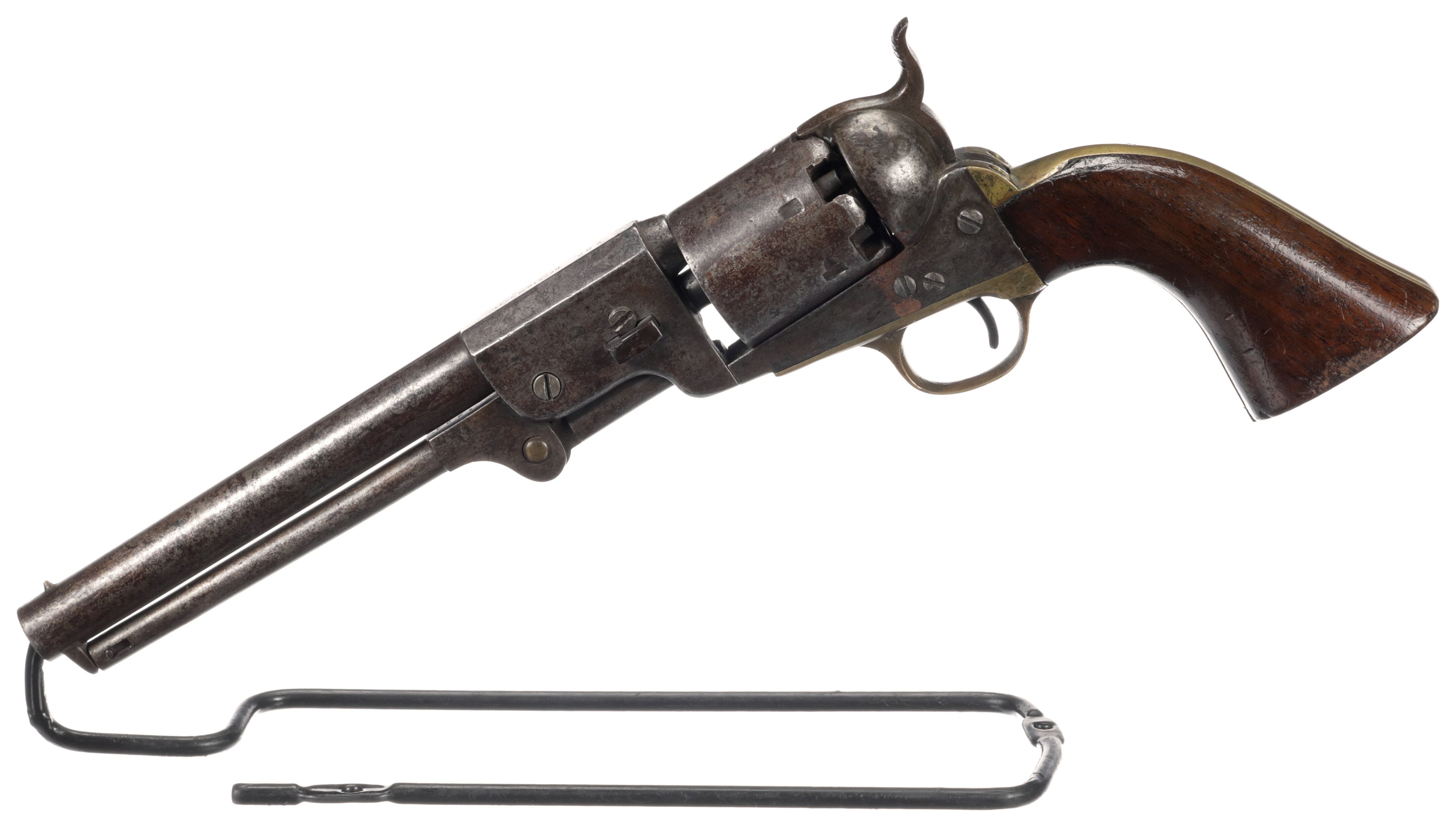 "LEECH & RIGDON CSA" Marked Percussion Revolver | Rock Island Auction