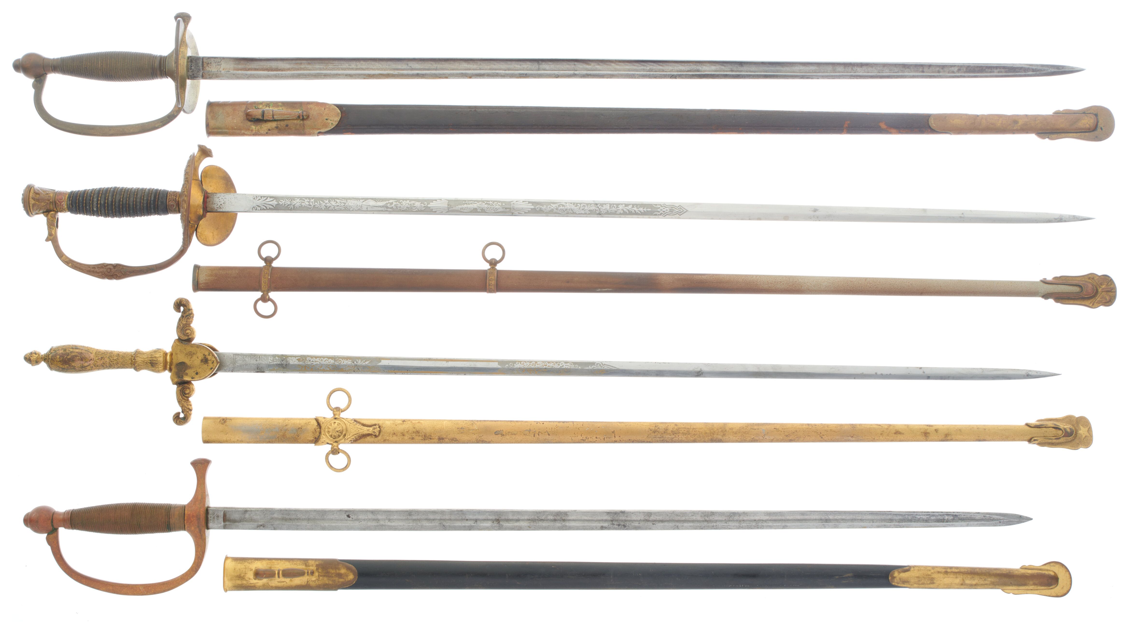Four American Swords | Rock Island Auction