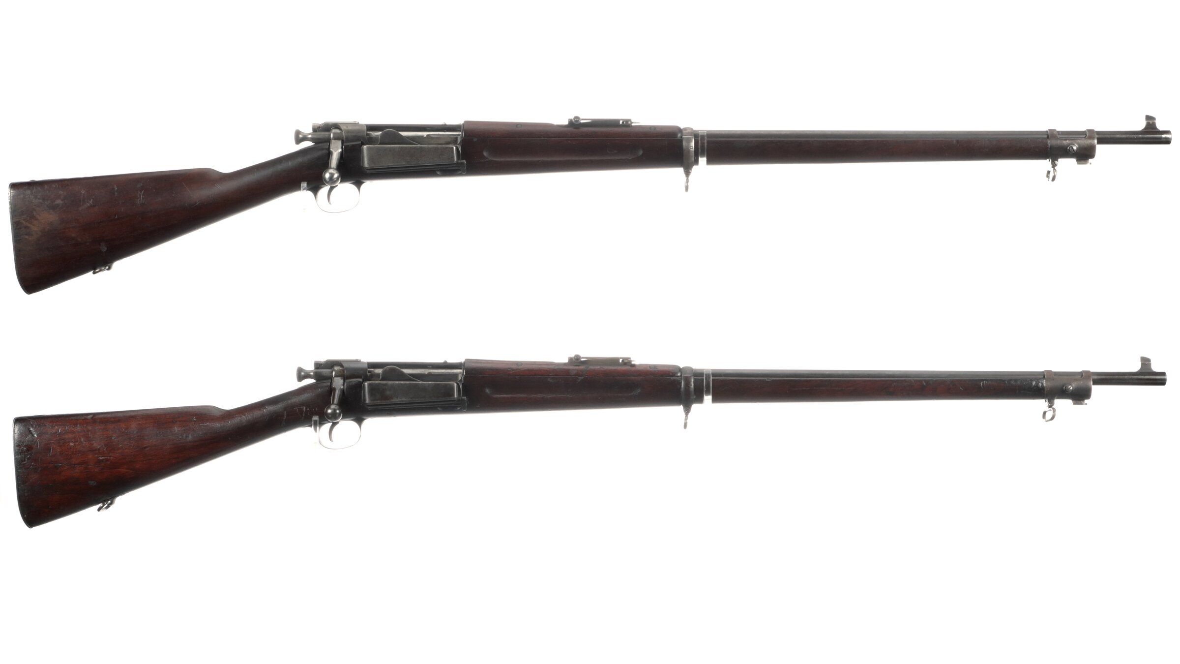Two U.S. Springfield Armory Krag-Jorgensen Bolt Action Rifles | Rock ...