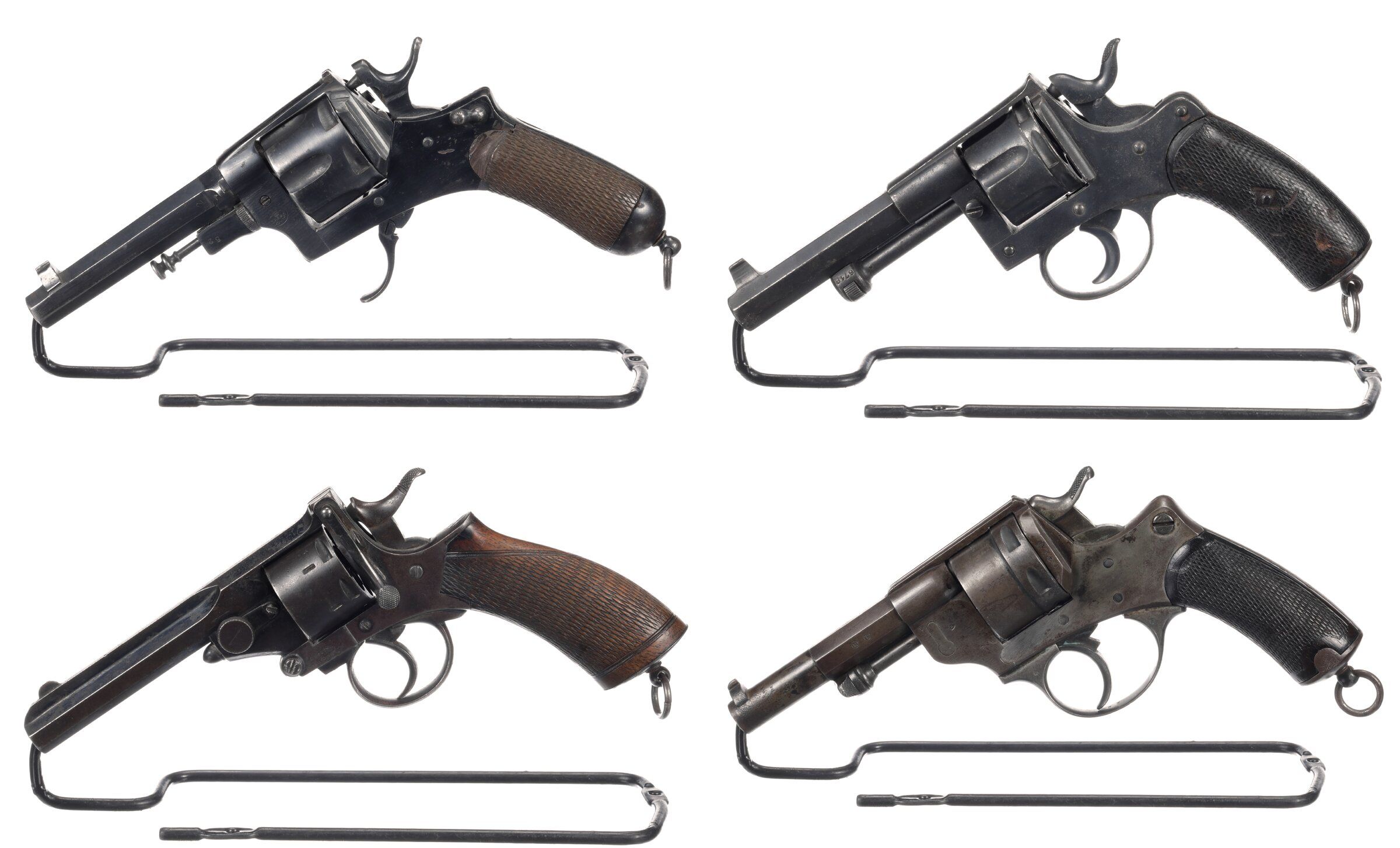Four European Military Pattern Double Action Revolvers | Rock Island ...