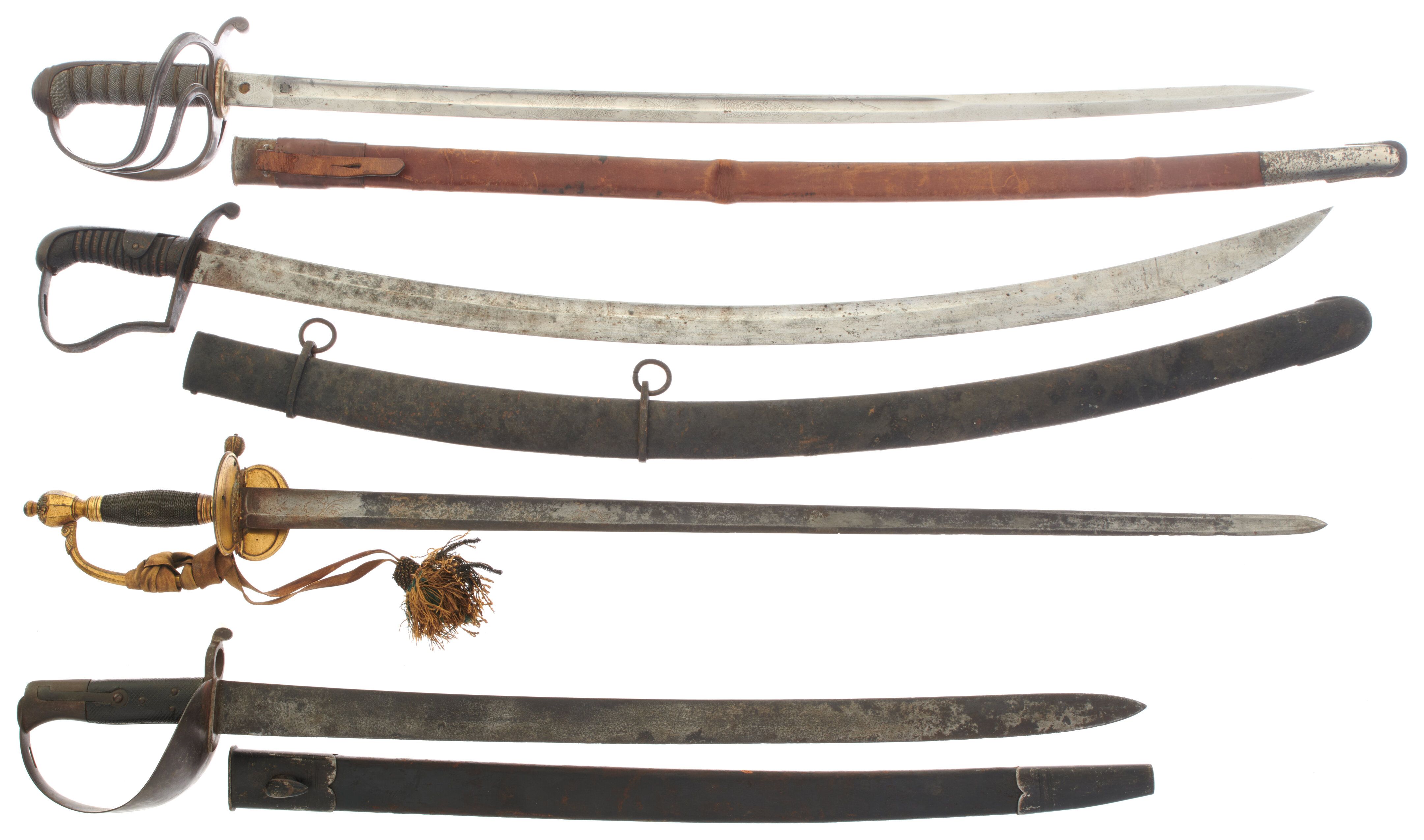 Four European Swords | Rock Island Auction