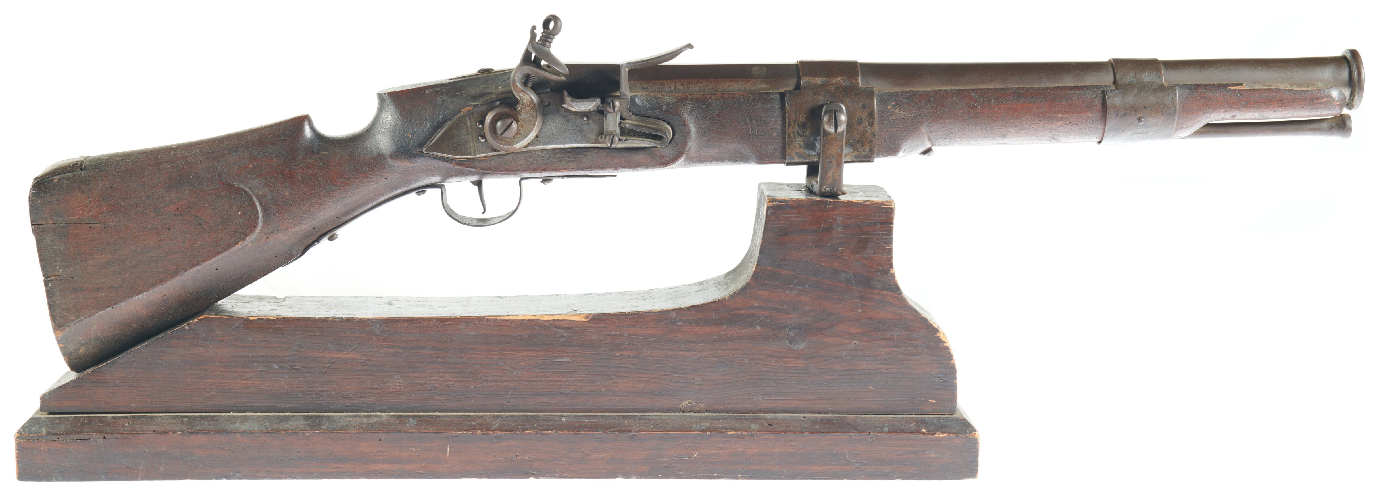 Large Unmarked Flintlock Wall/Punt Gun | Rock Island Auction