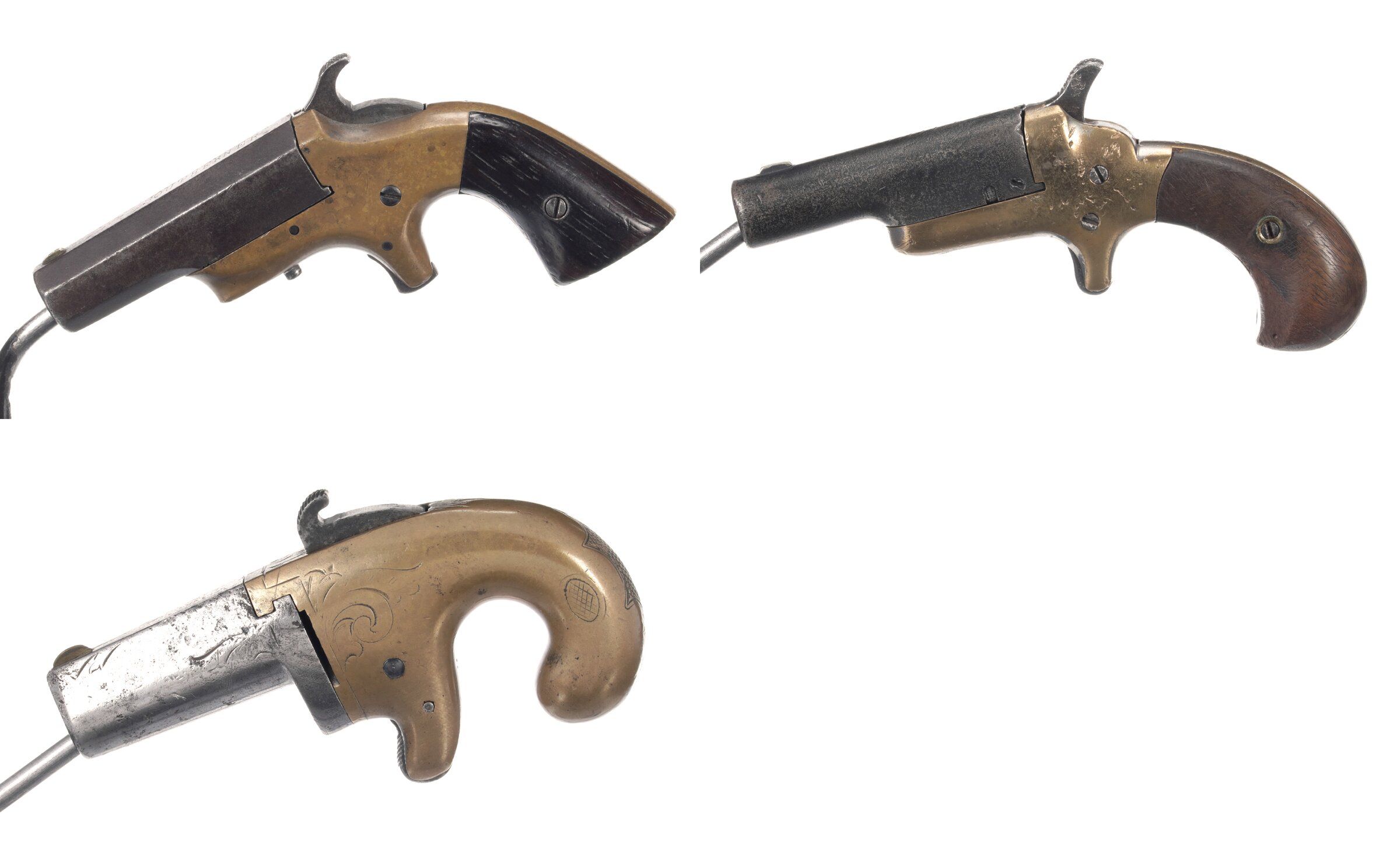Three American Antique Derringers | Rock Island Auction