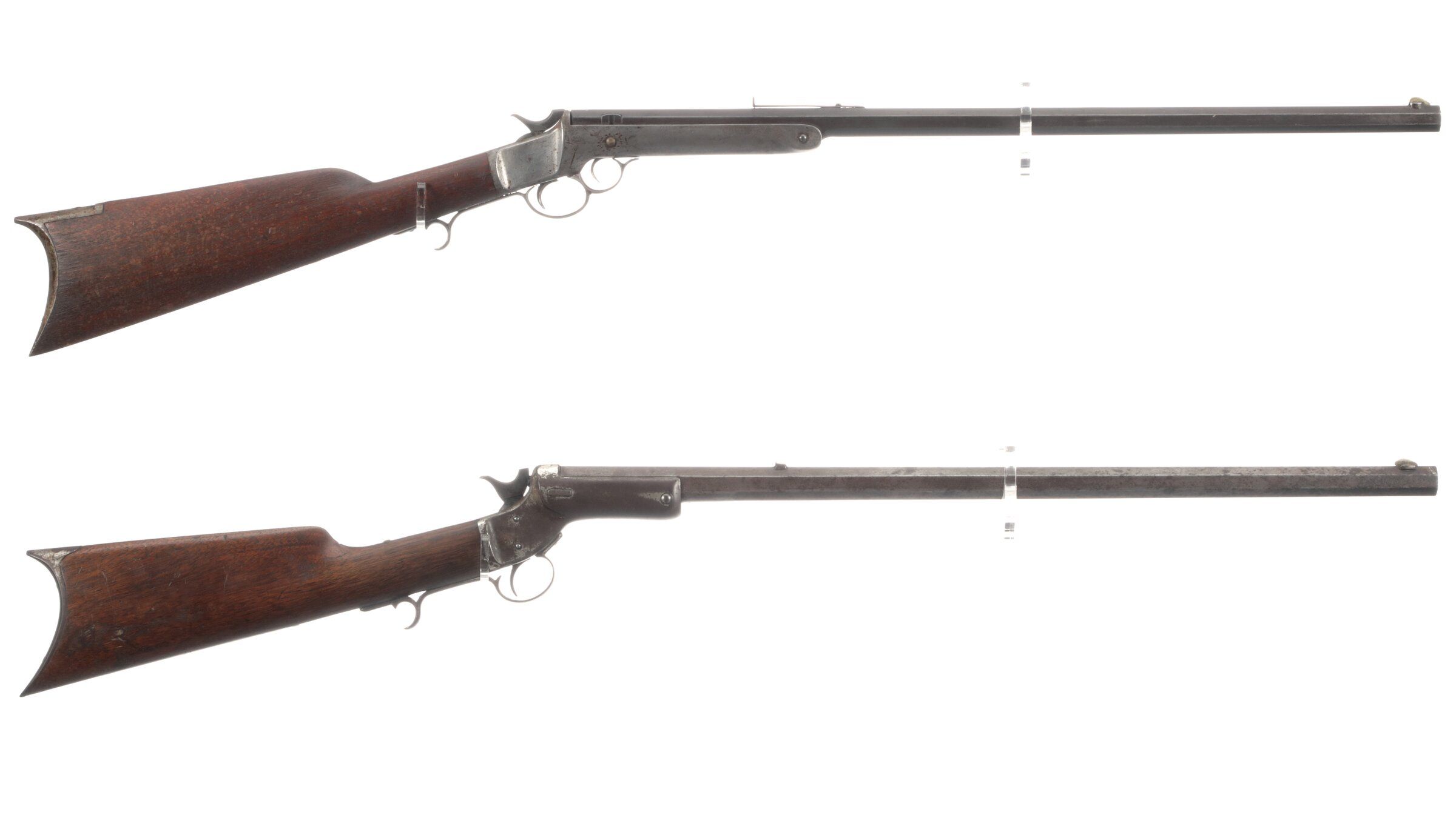 Two American Single Shot Breech Loading Rifles | Rock Island Auction