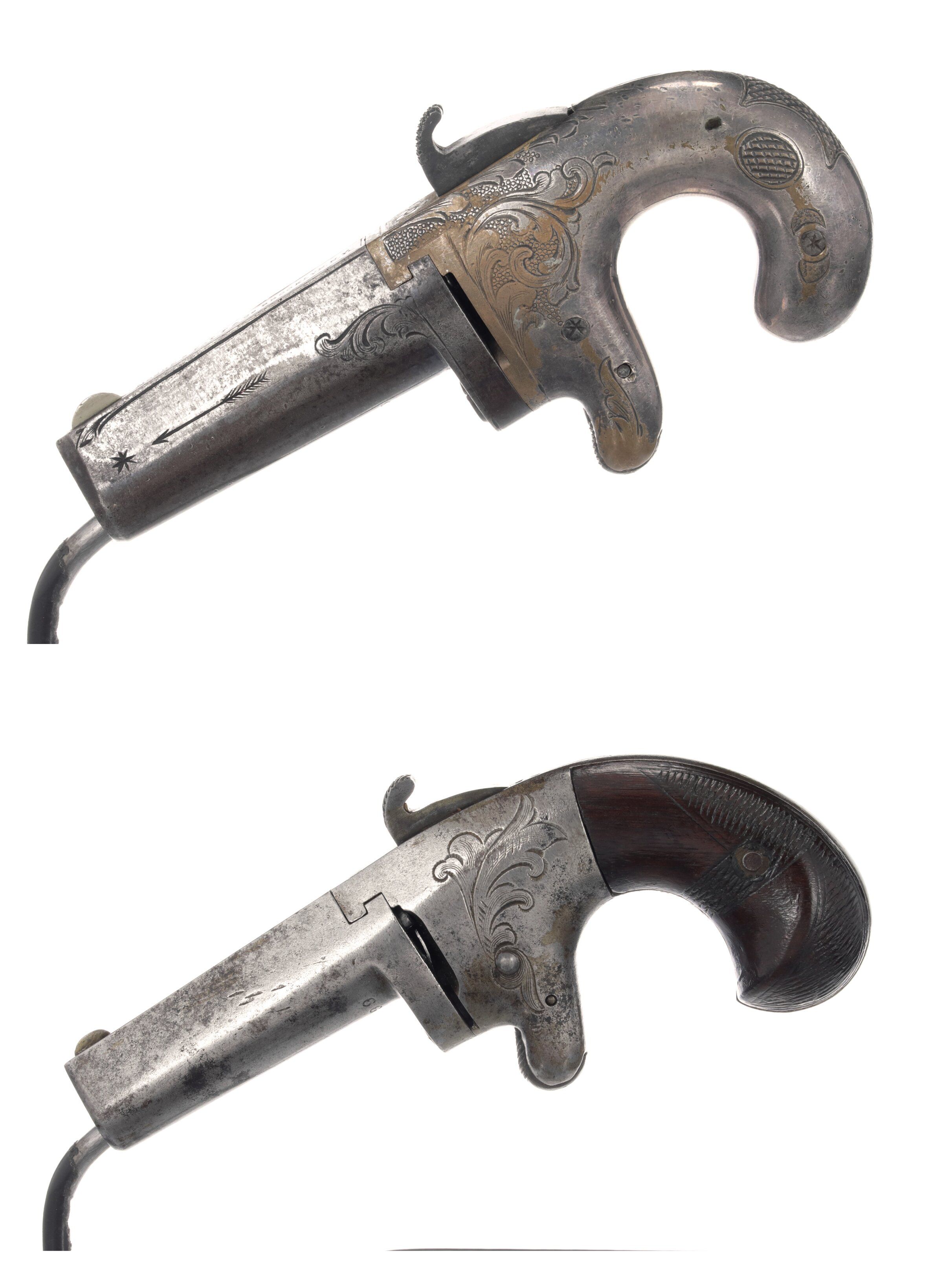 Two Antique .41 Rimfire Derringers | Rock Island Auction