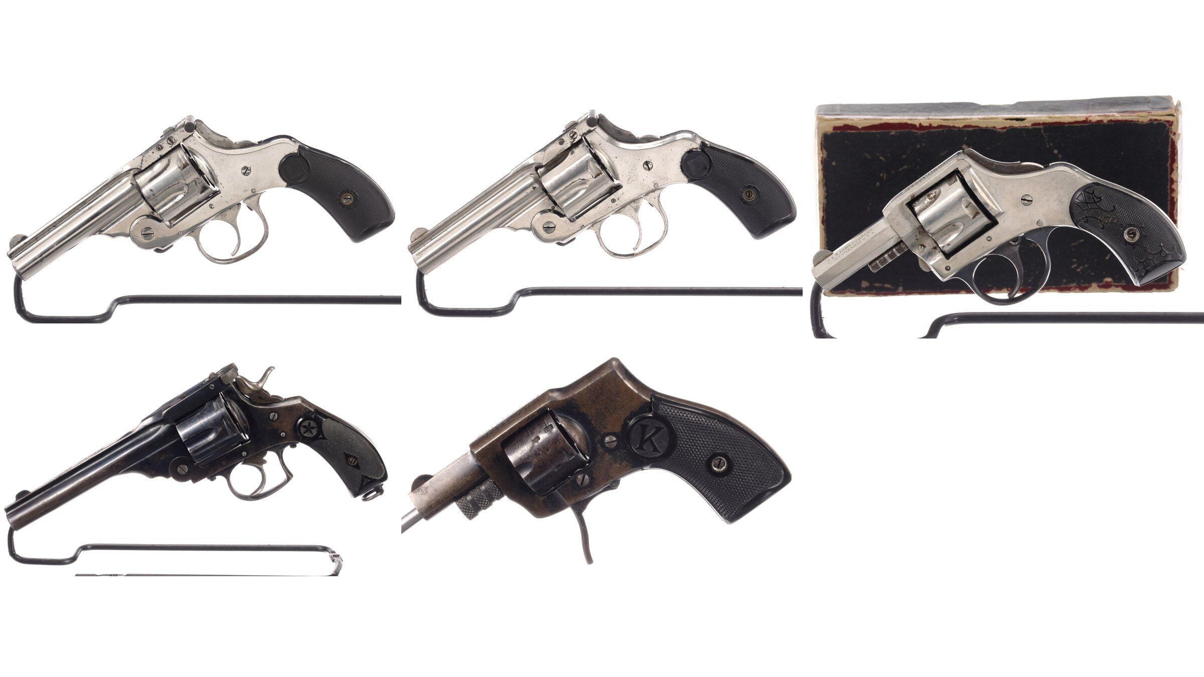 Five Double Action Revolvers | Rock Island Auction