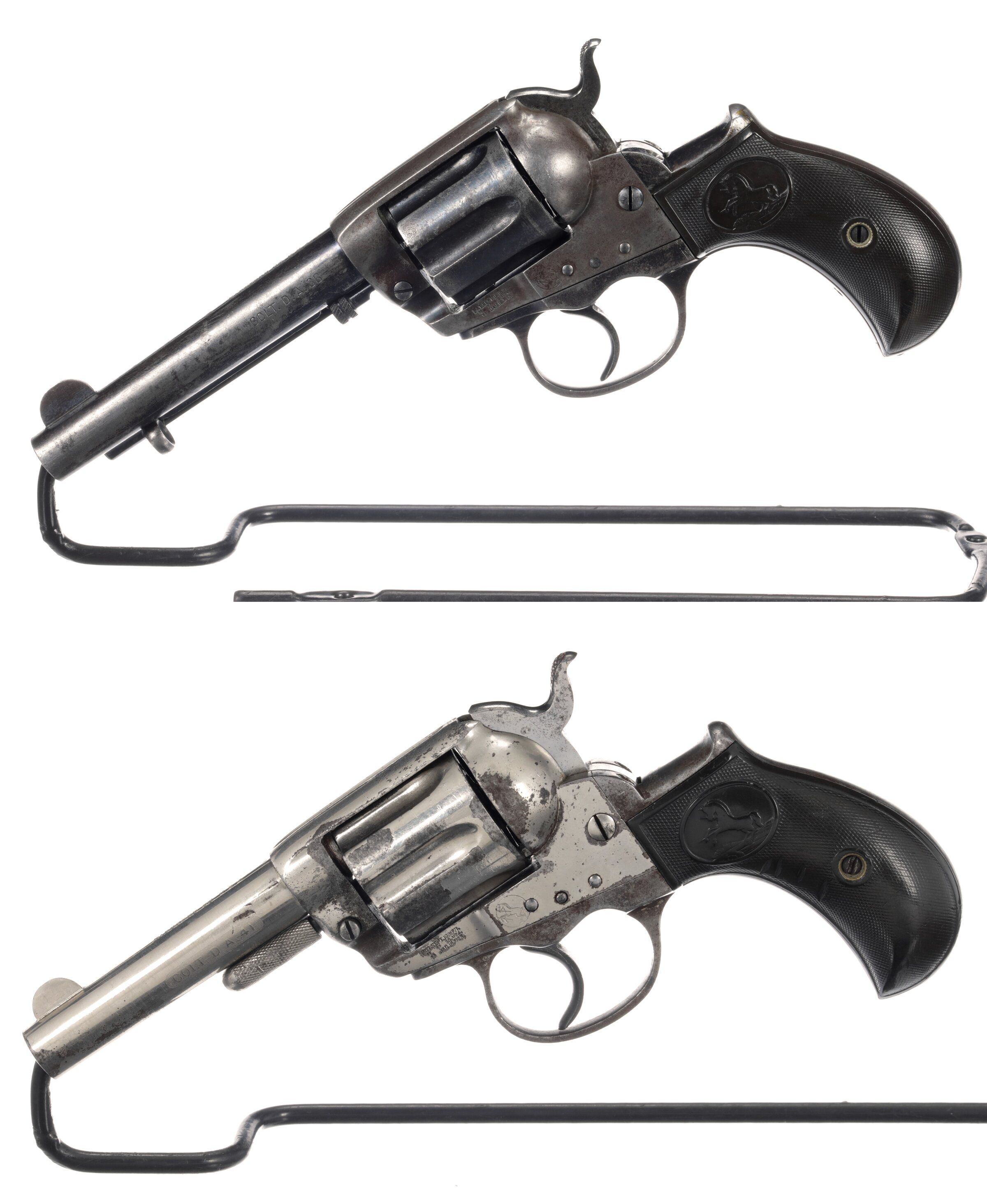 Two Model 1877 Colt Double Action Revolvers with Factory Letters | Rock ...