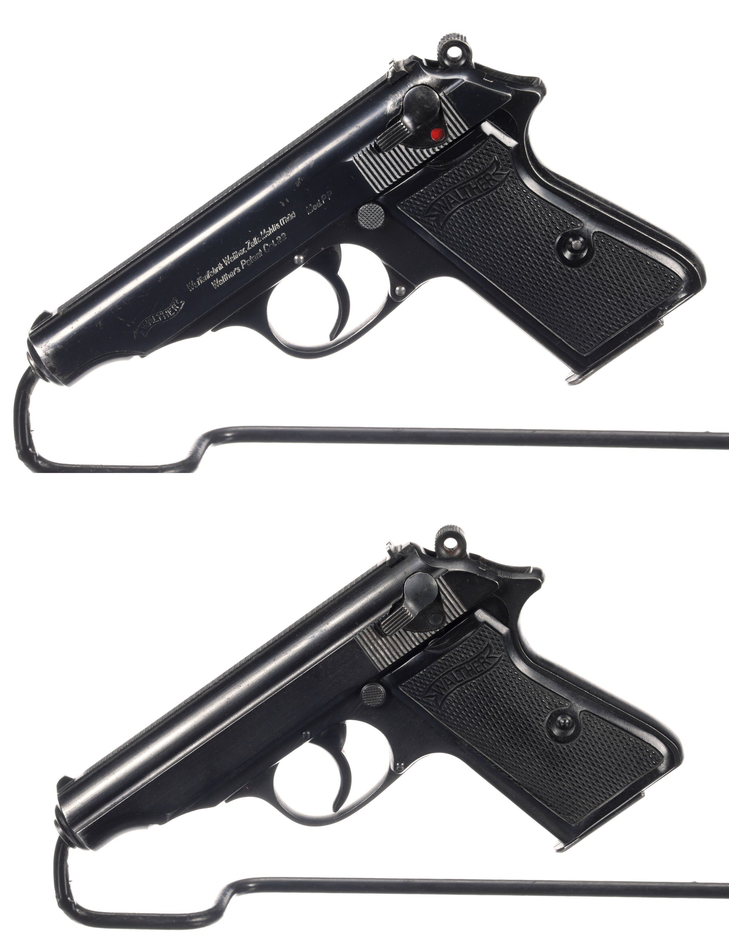 Two Walther Model PP Semi-Automatic Pistols with Holsters | Rock Island ...