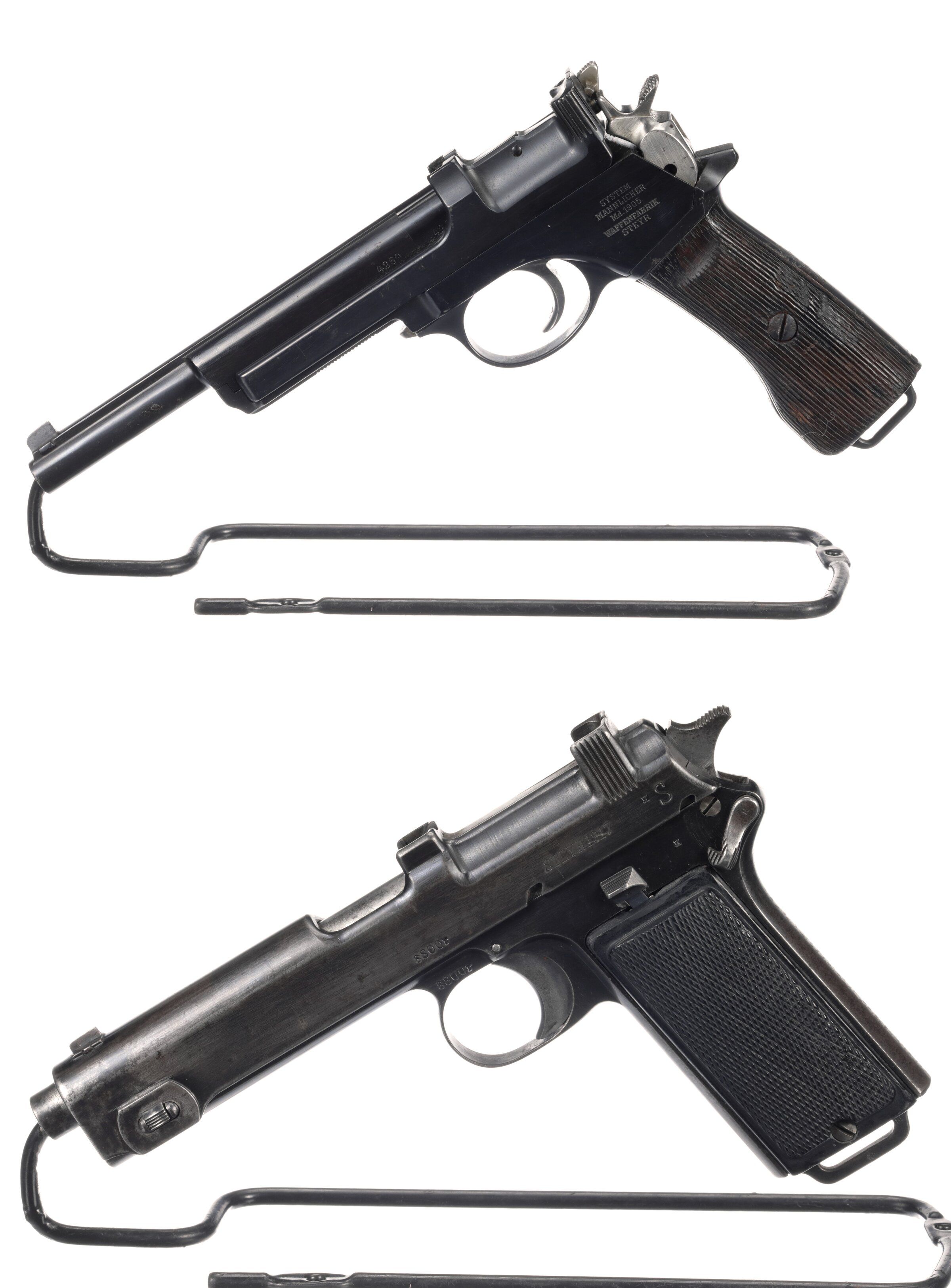 Two Steyr Semi-Automatic Military Pistols | Rock Island Auction