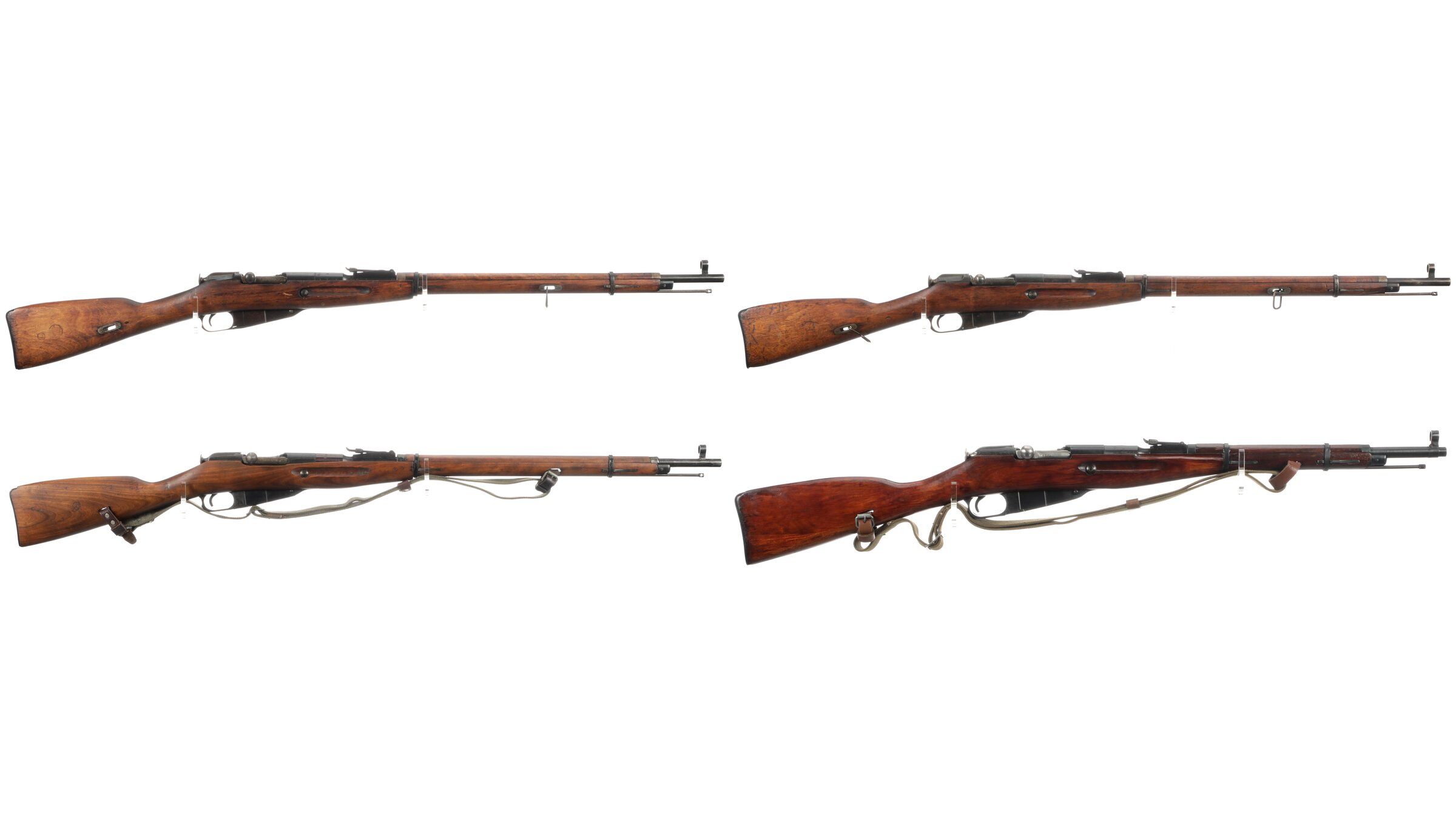Four Soviet Mosin Nagant Bolt Action Long Guns | Rock Island Auction