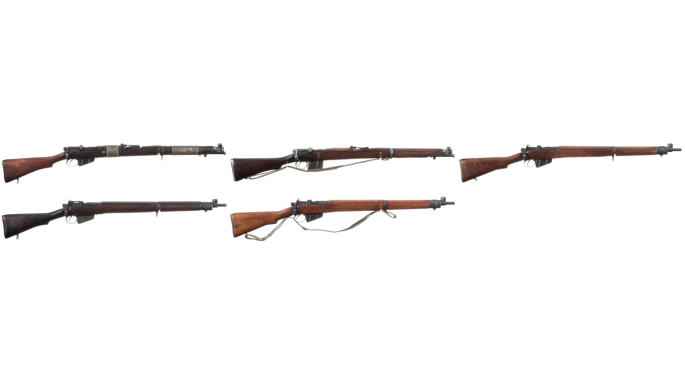 Five Enfield Pattern Bolt Action Rifles | Rock Island Auction