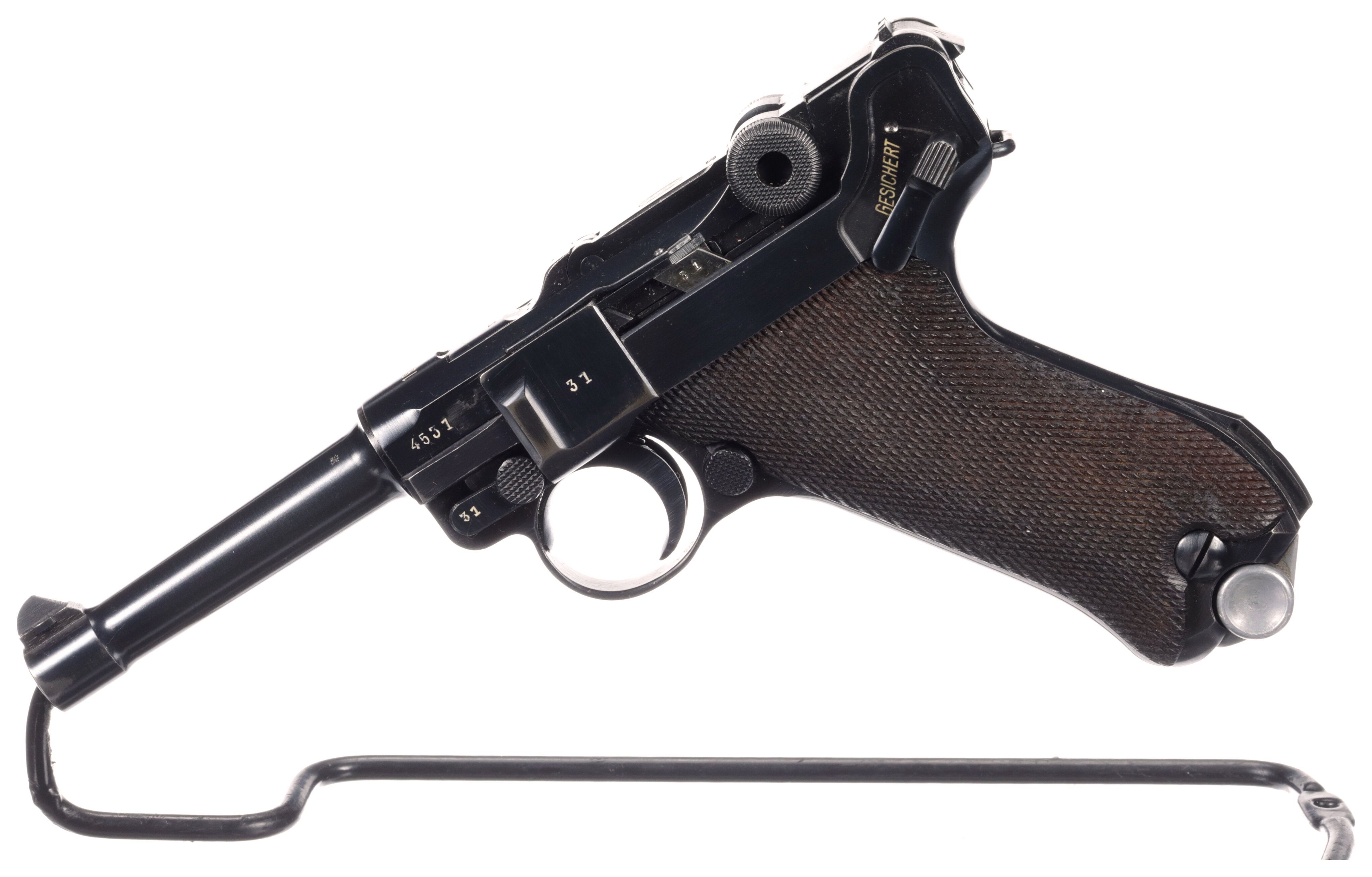 German Mauser Banner "1940" Dated Police Luger Pistol | Rock Island Auction