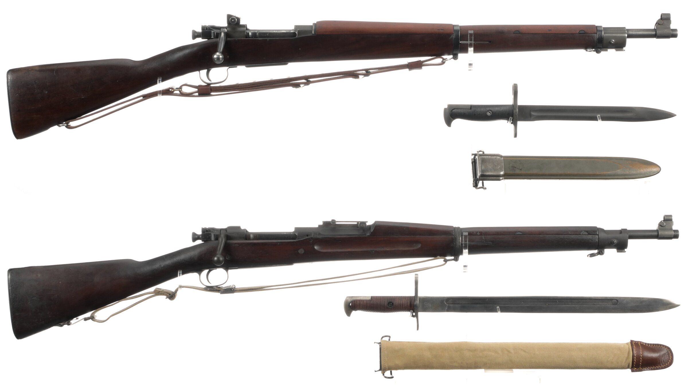 Two U.S. Model 1903 Pattern Rifles with Bayonets | Rock Island Auction