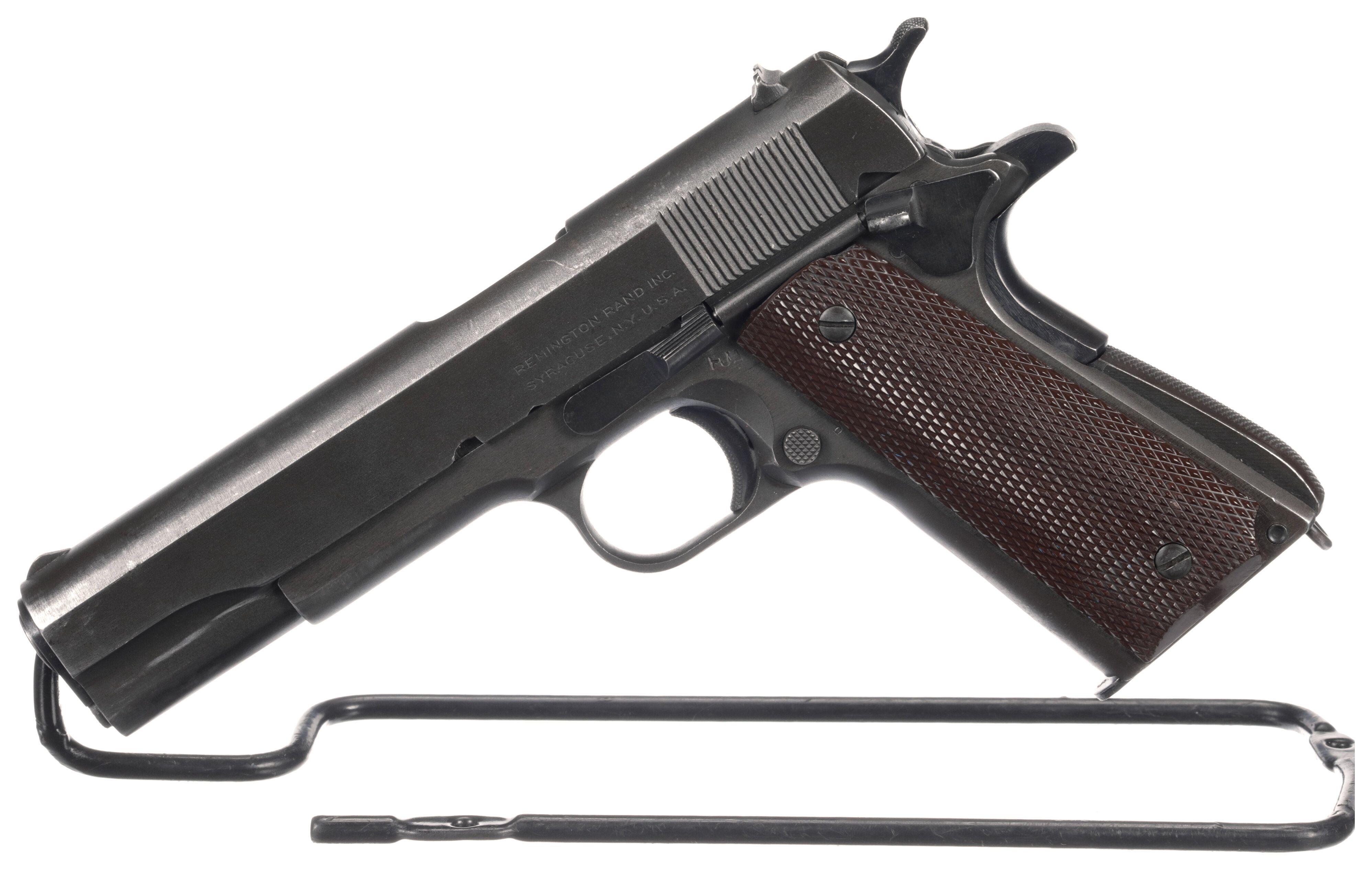 WWII U.S. Remington-Rand Model 1911A1 Semi-Automatic Pistol | Rock Island Auction