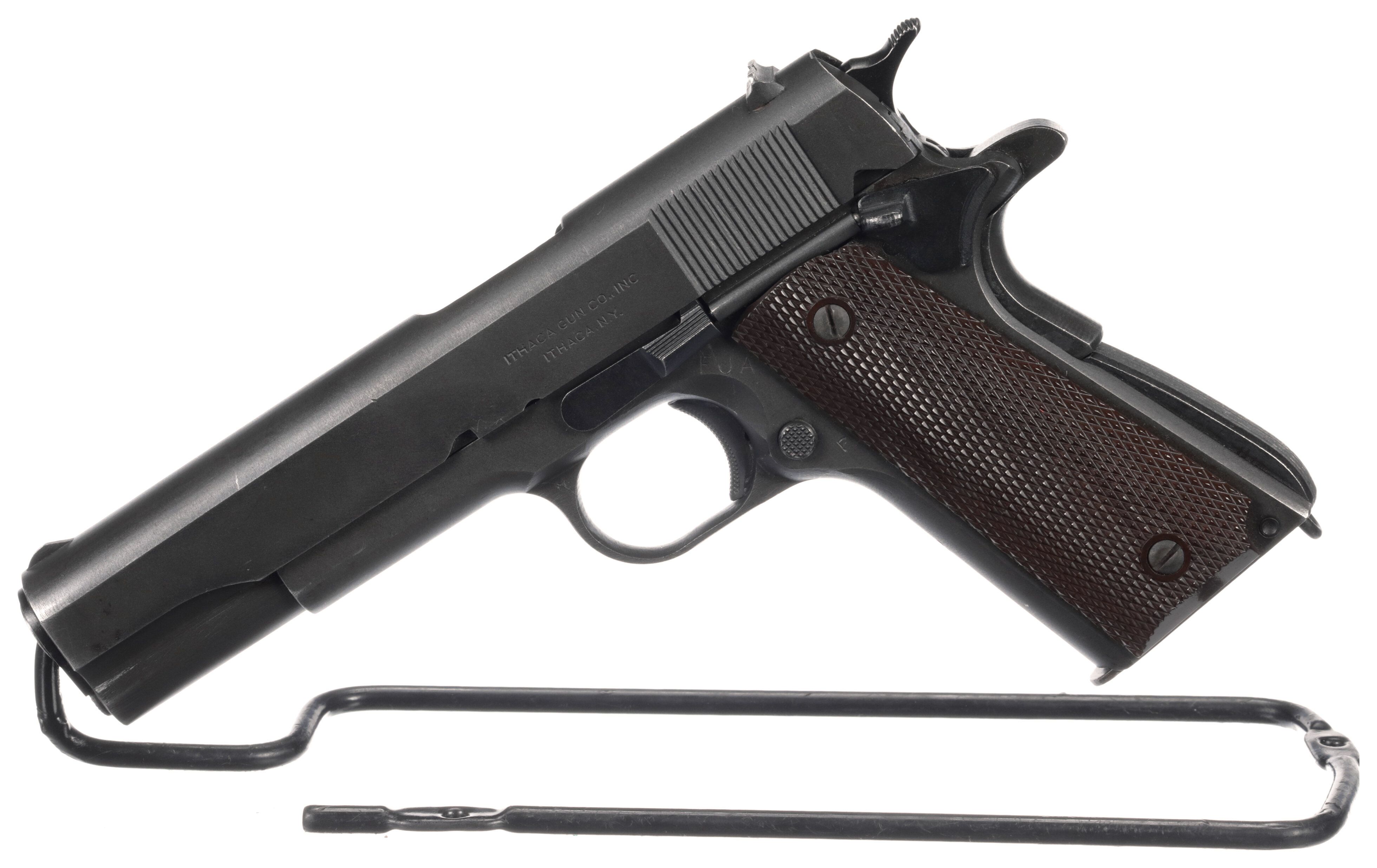 World War II U.S. Ithaca Model 1911A1 Semi-Automatic Pistol | Rock ...