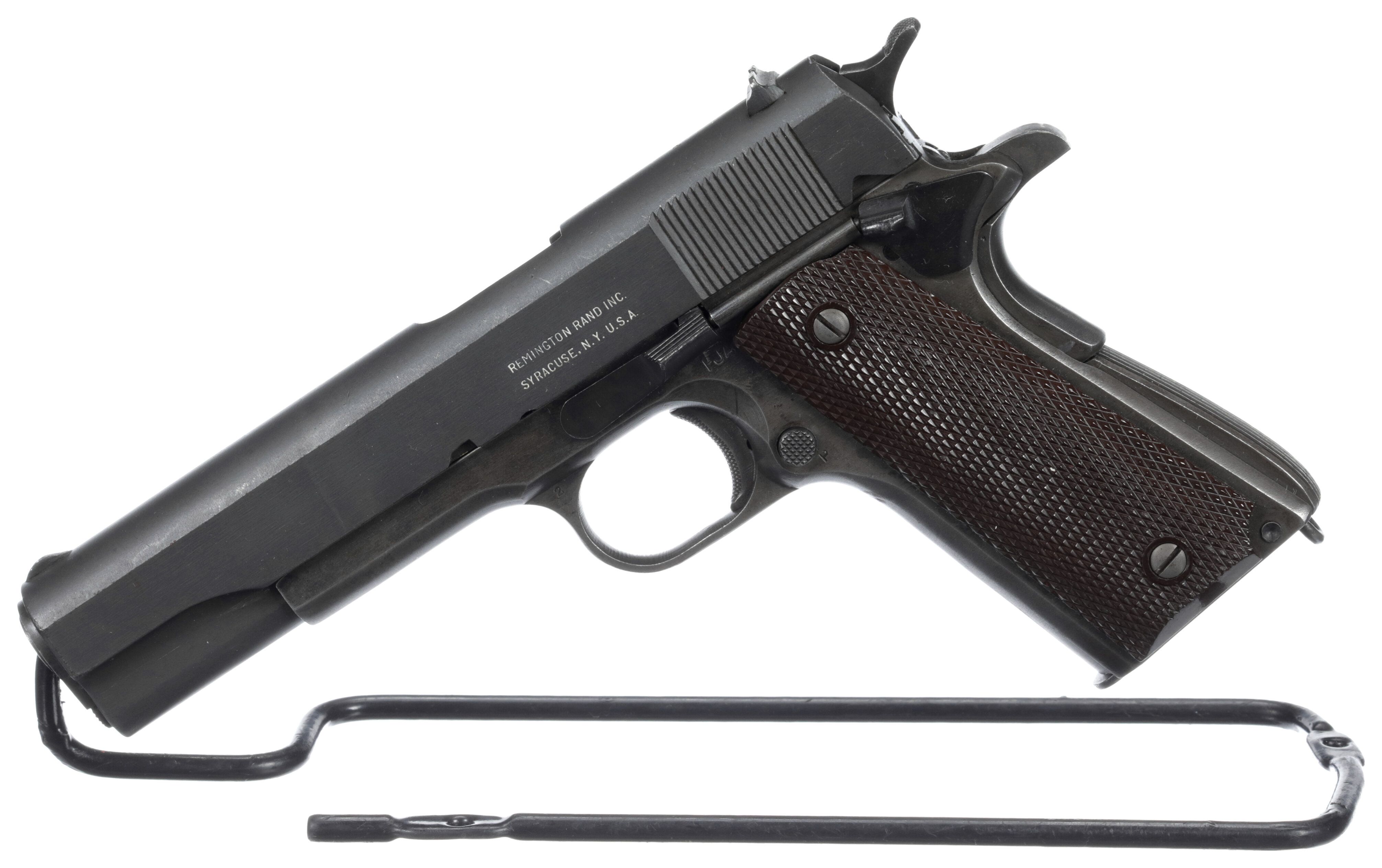 World War II U.S. Remington-Rand Model 1911A1 Pistol | Rock Island Auction