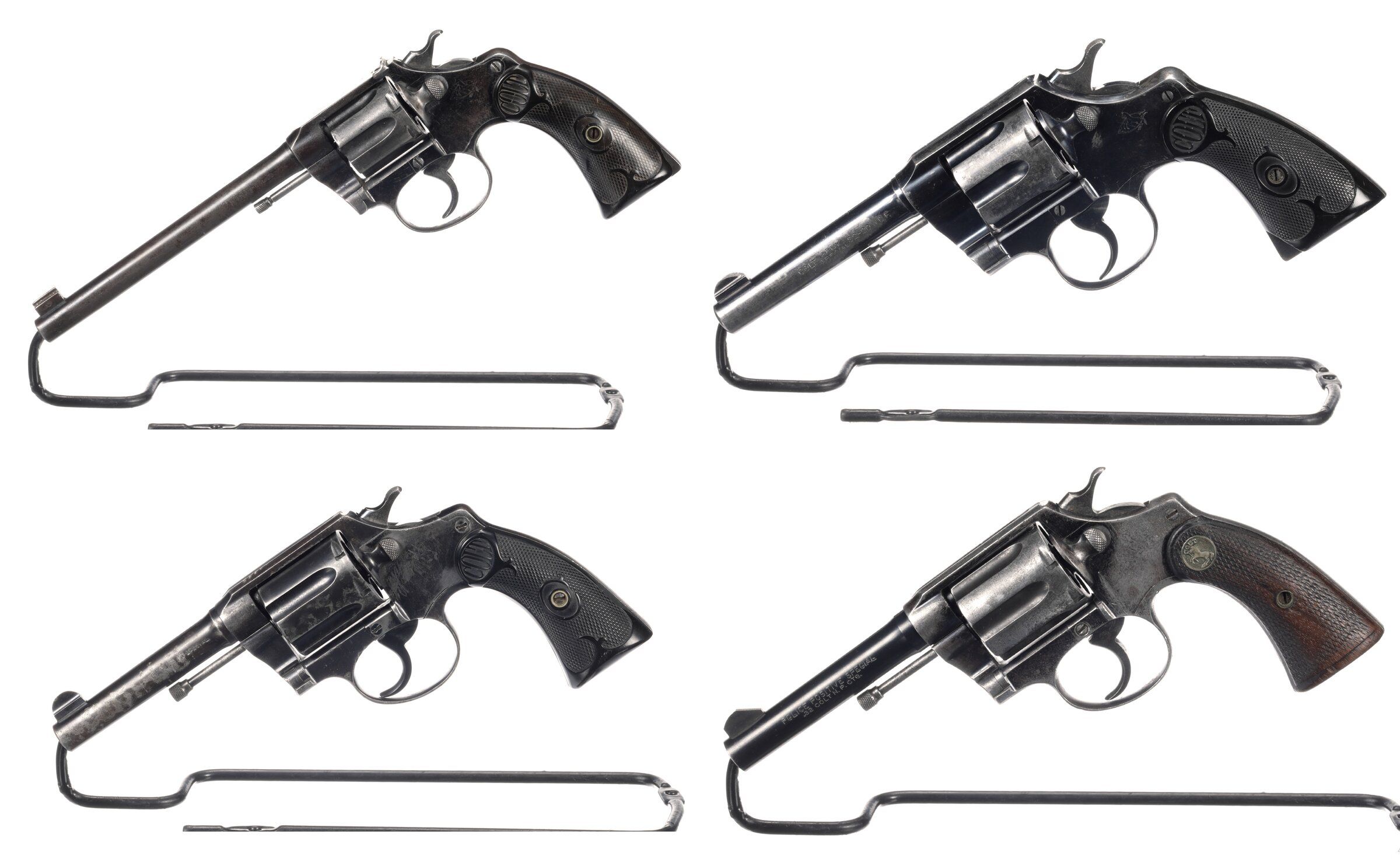 Four Colt Double Action Revolvers | Rock Island Auction