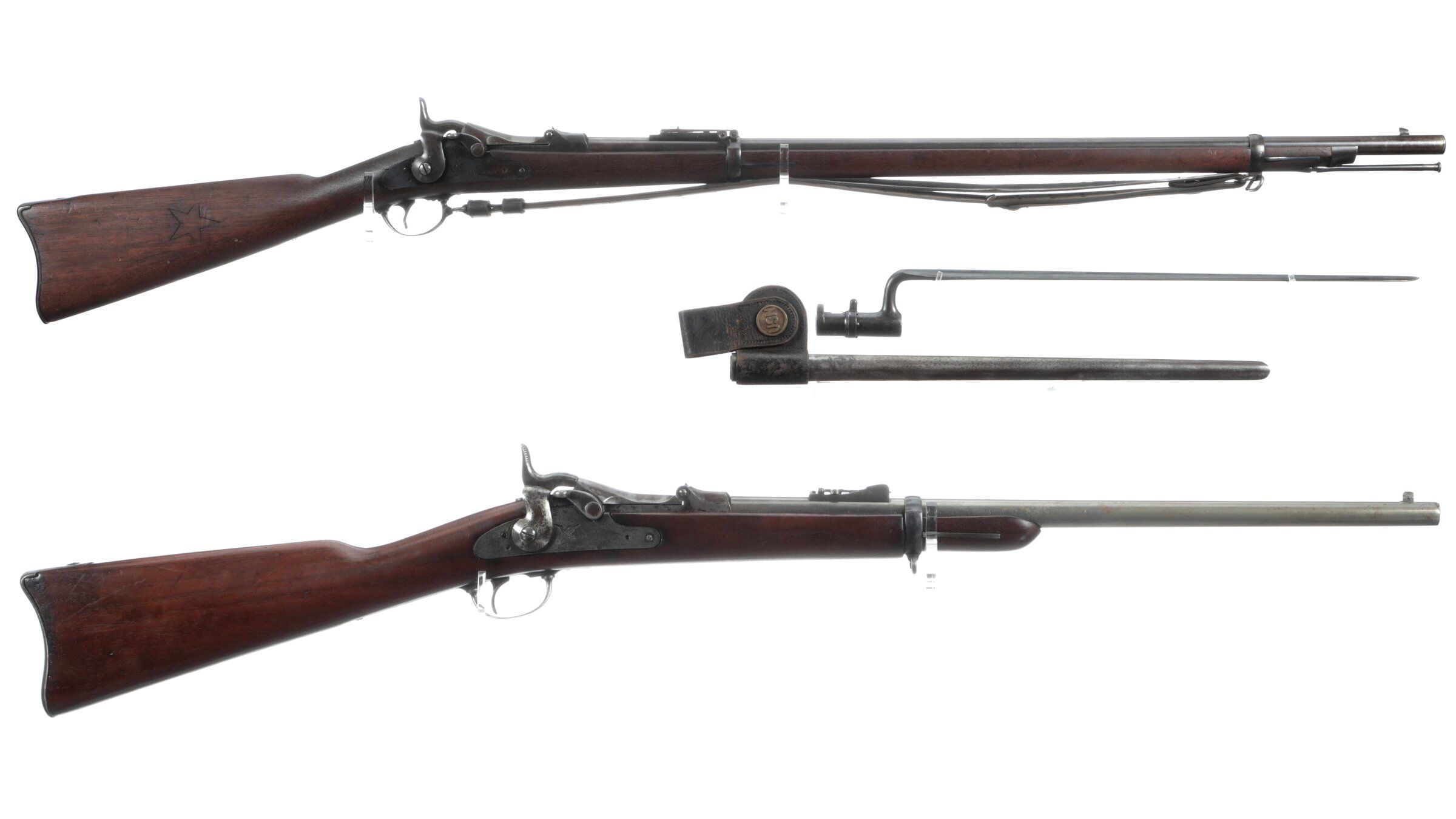 Two U.S. Springfield Trapdoor Rifles | Rock Island Auction