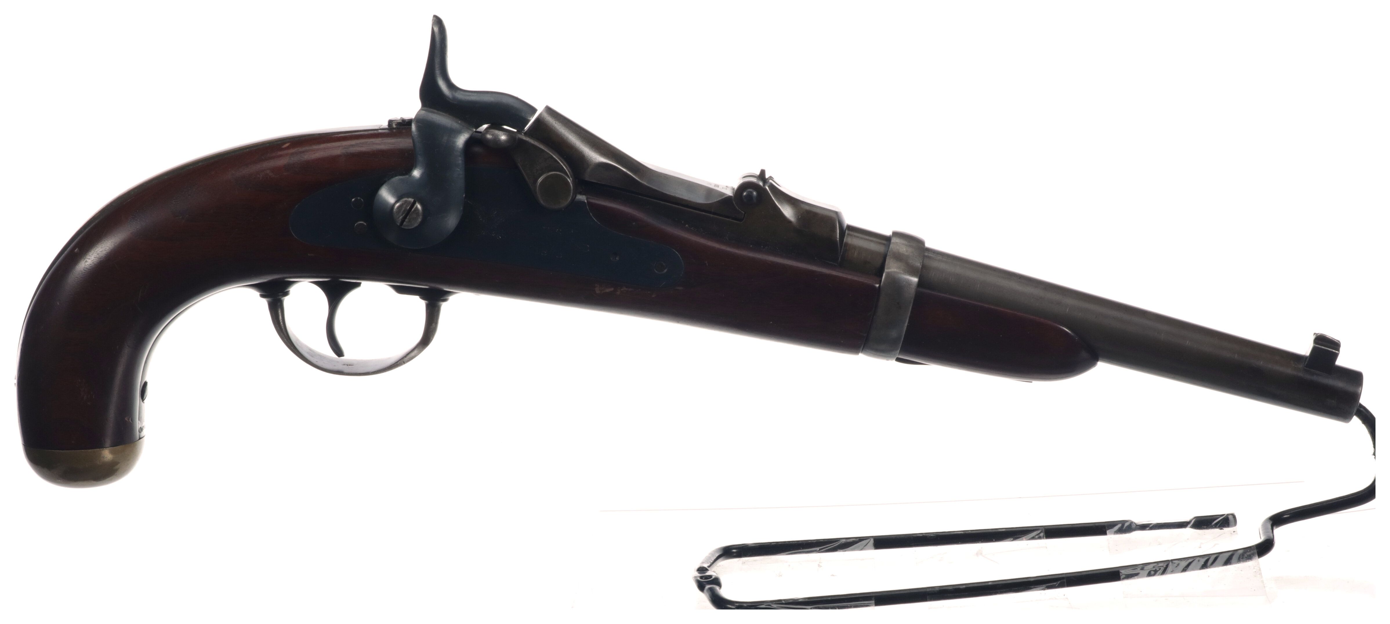 Custom U.S. Springfield Trapdoor Single Shot Pistol | Rock Island Auction