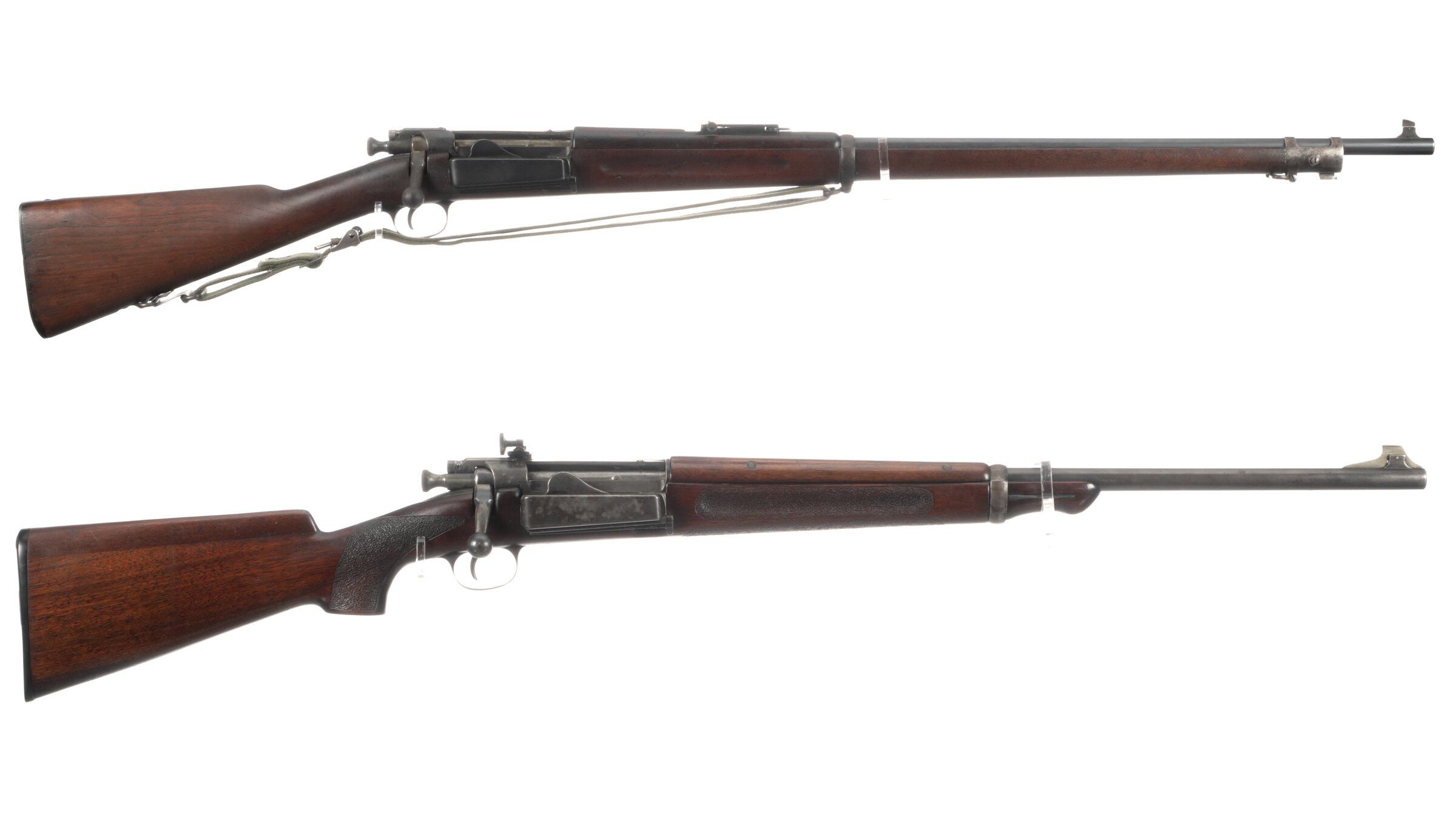 Two Springfield Krag-Jorgensen Bolt Action Longarms | Rock Island Auction