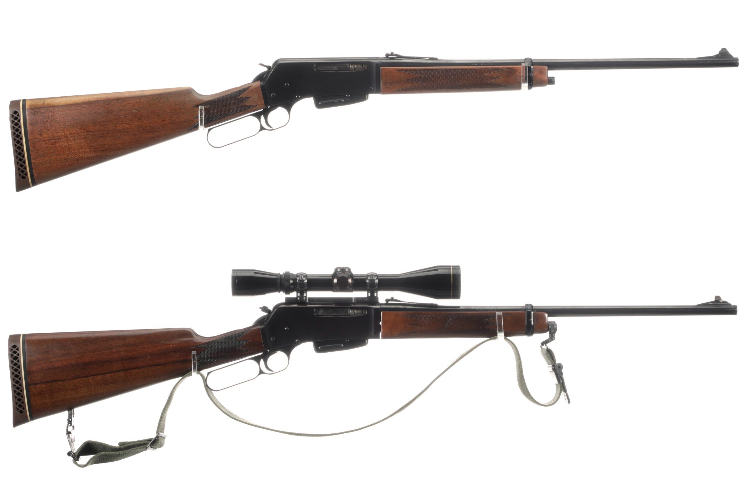 Two Belgian Browning BLR Lever Action Rifles | Rock Island Auction
