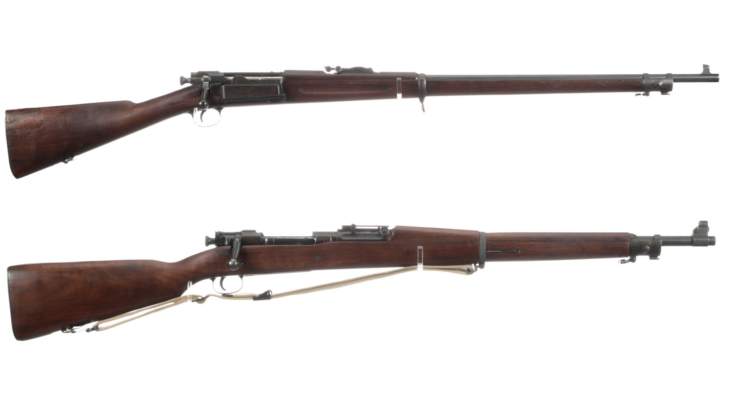 Two U.S. Springfield Armory Military Bolt Action Rifles | Rock Island ...