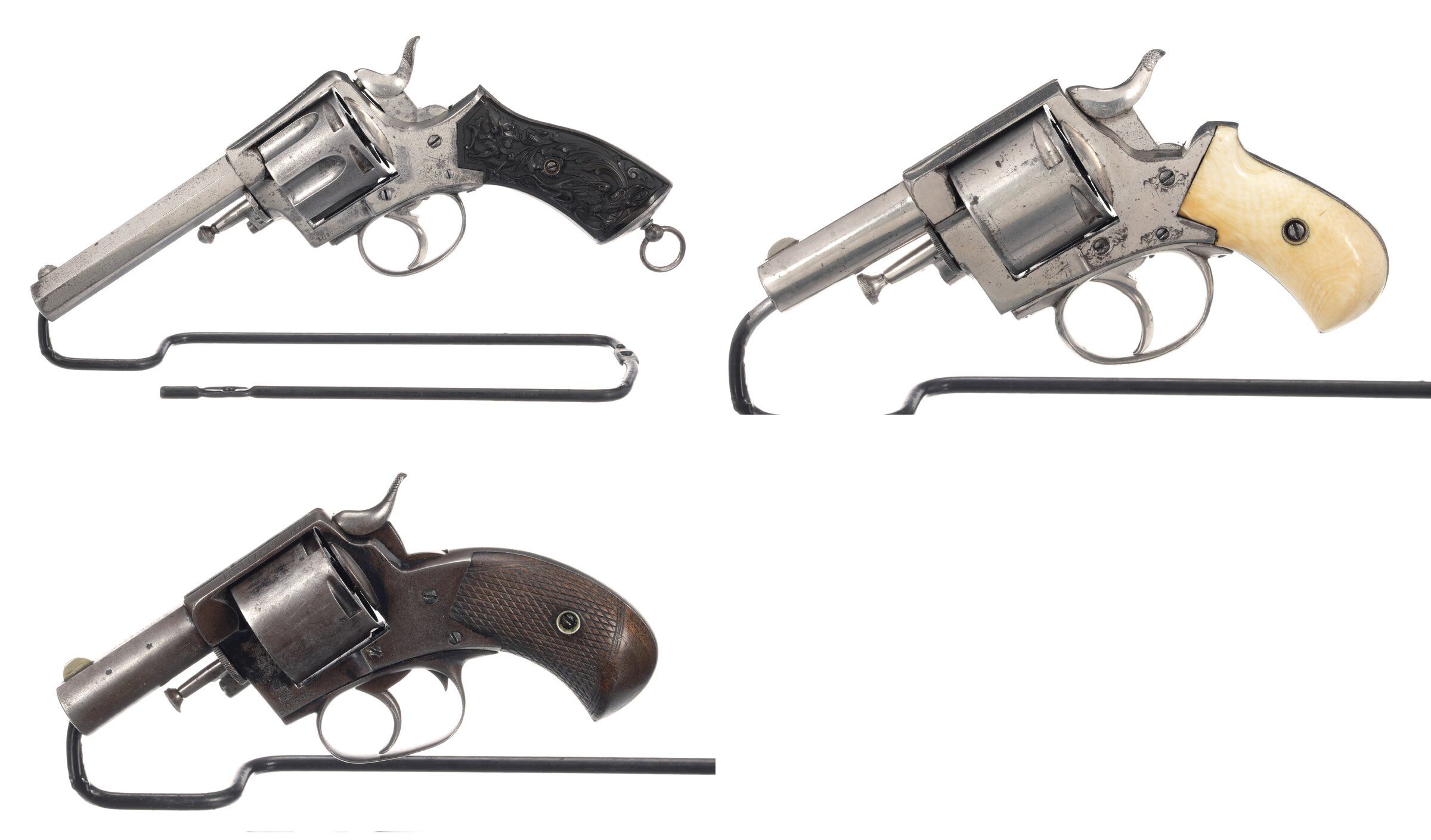 Three European Double Action Revolvers | Rock Island Auction