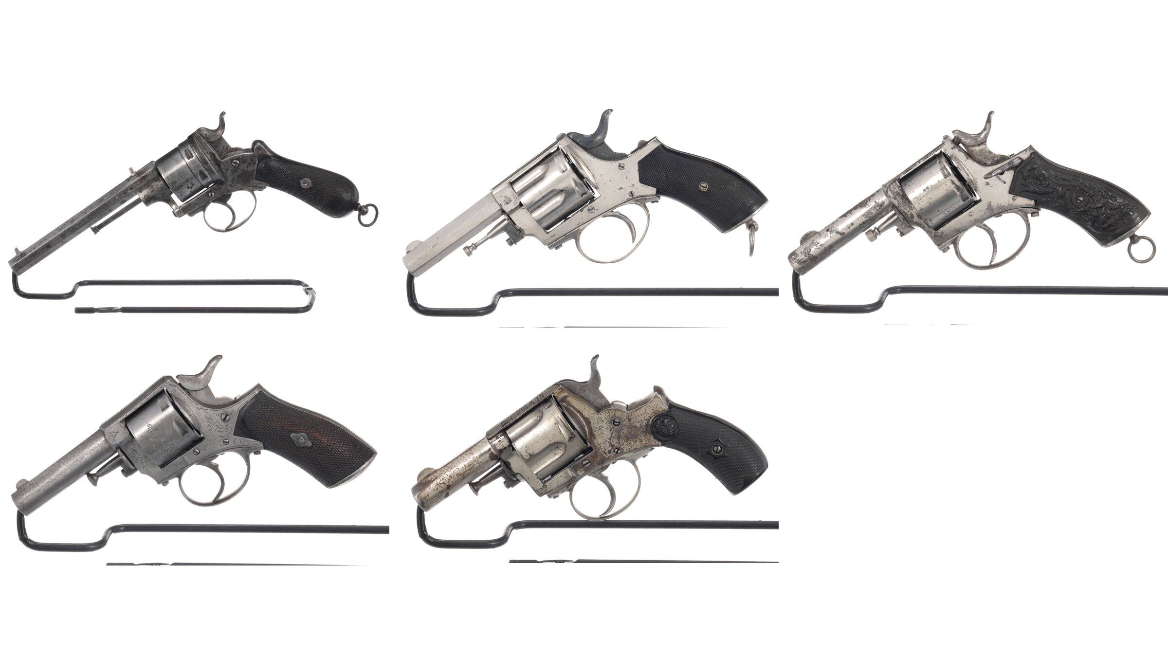 Five European Double Action Revolvers | Rock Island Auction