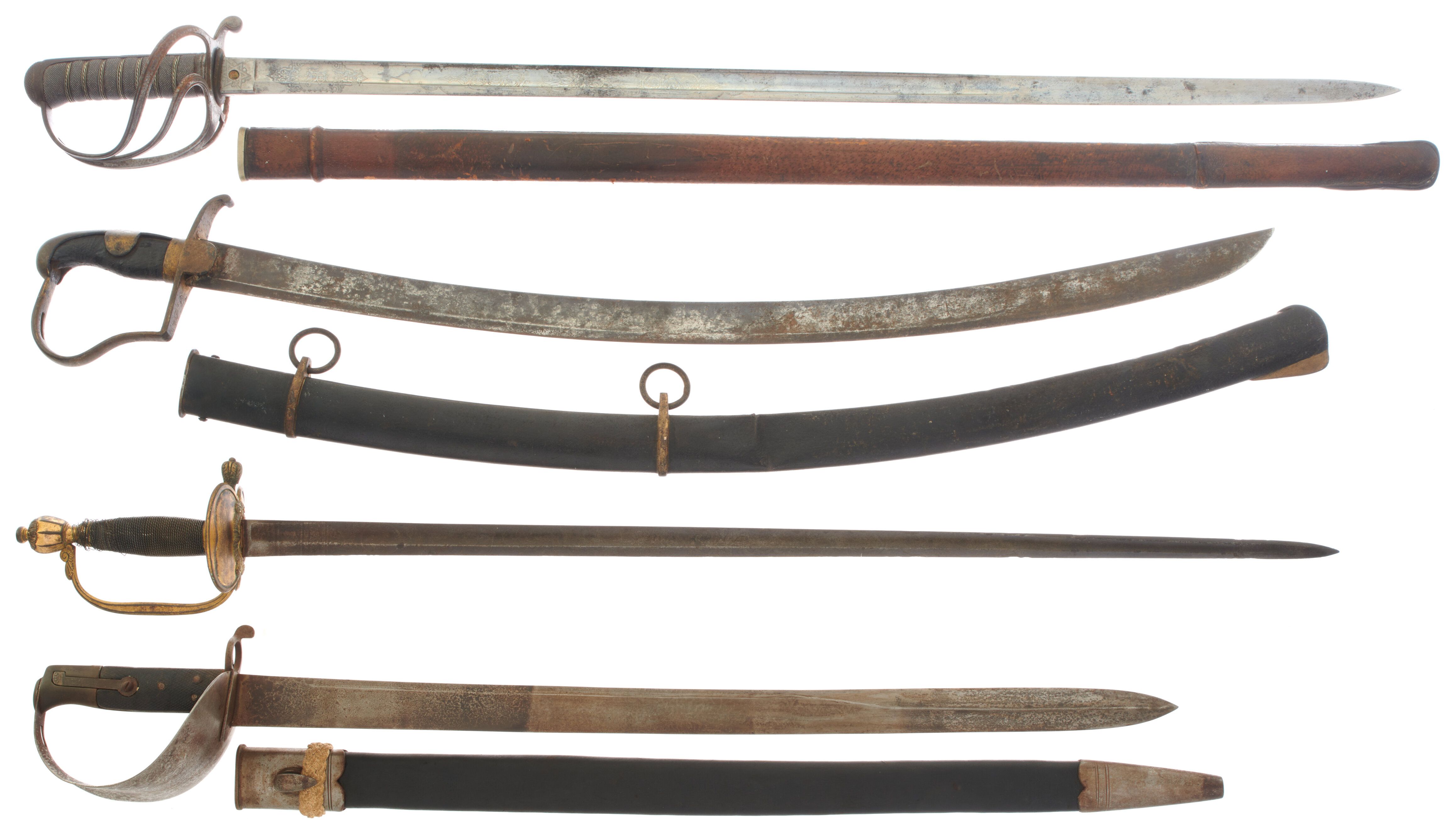 Four European Swords | Rock Island Auction