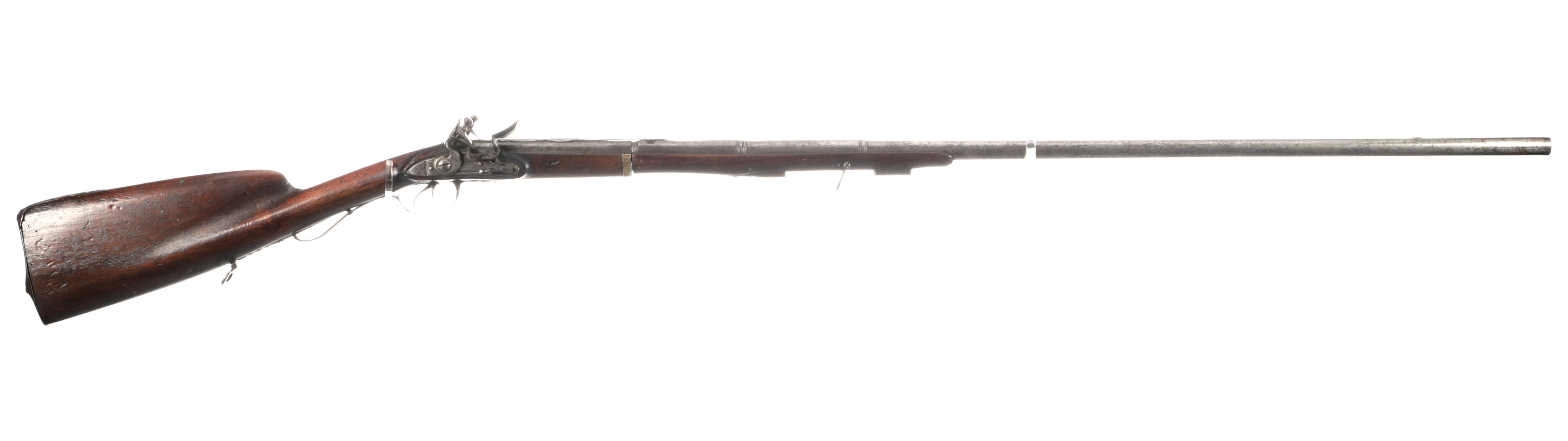 Highly Unusual Two-Shot, Single Barrel Flintlock Shotgun | Rock Island ...