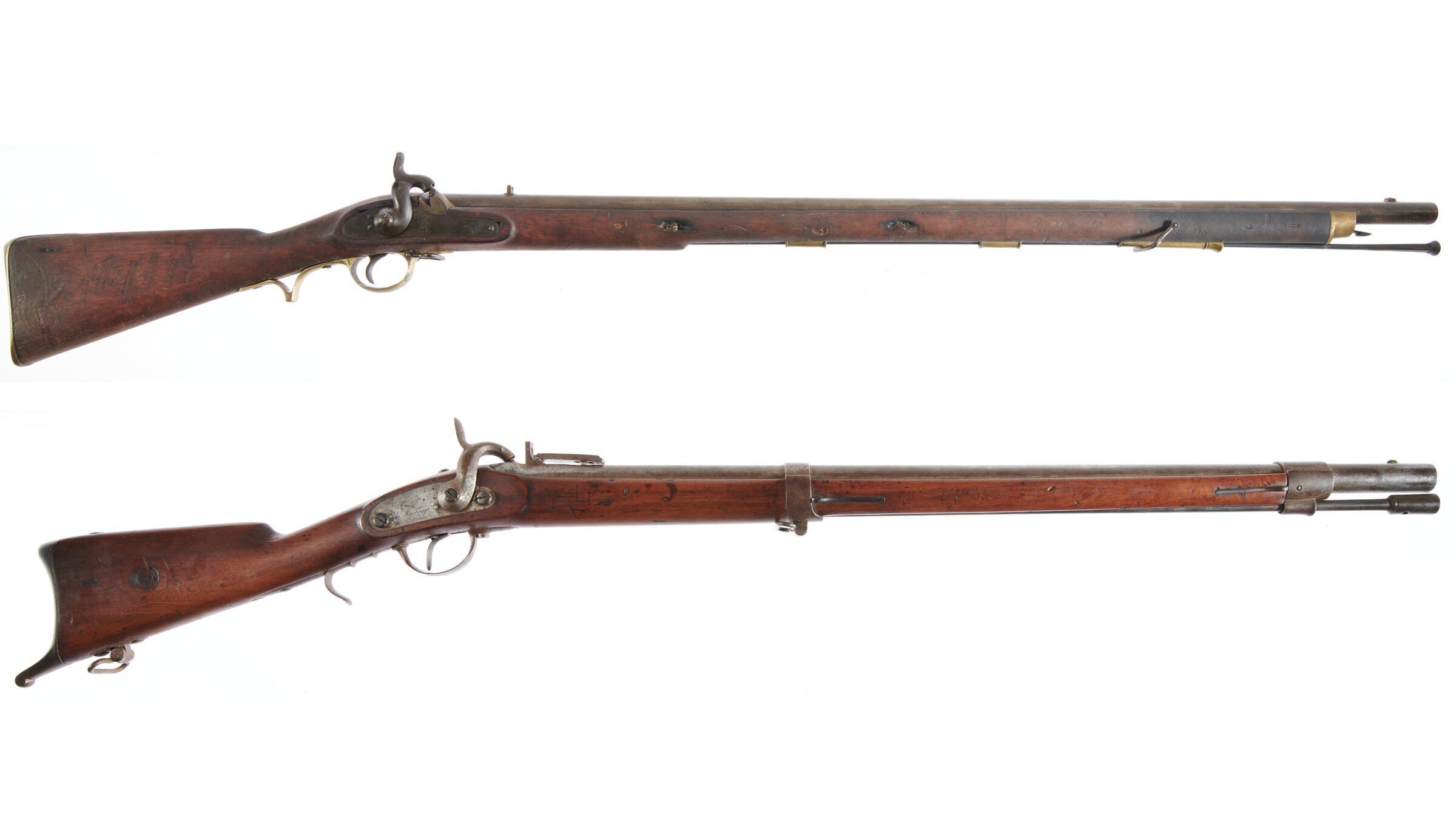 Two Military Percussion Muskets | Rock Island Auction