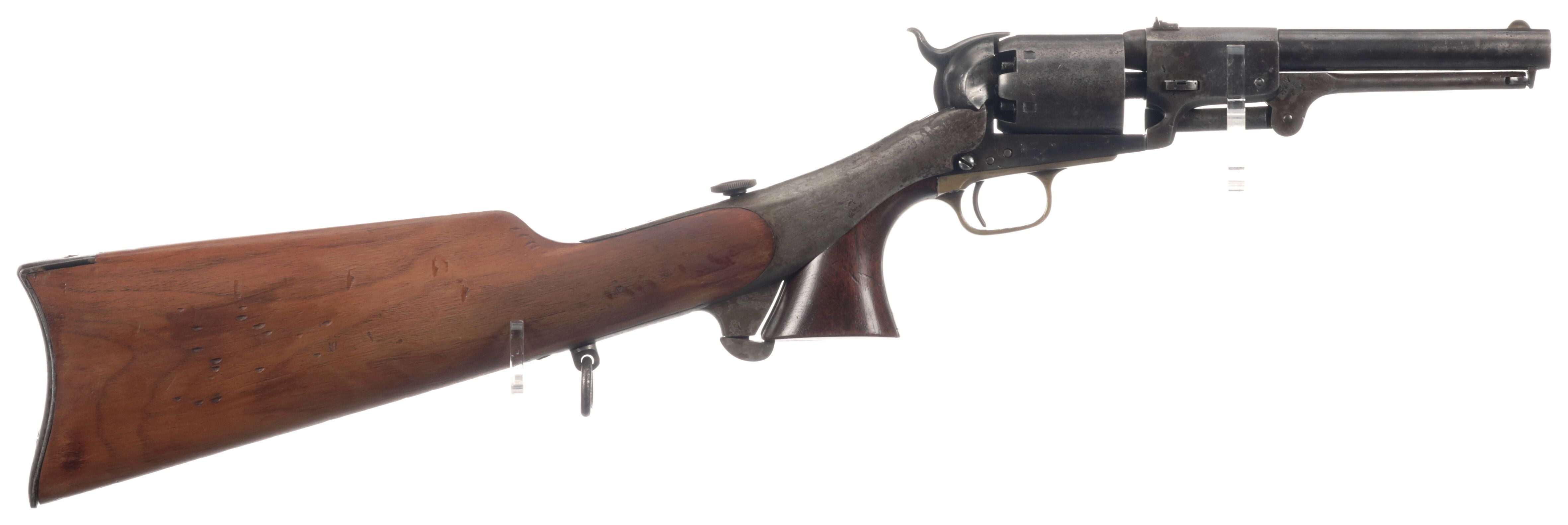 Colt Third Model Dragoon Percussion Revolver with Stock | Rock Island ...