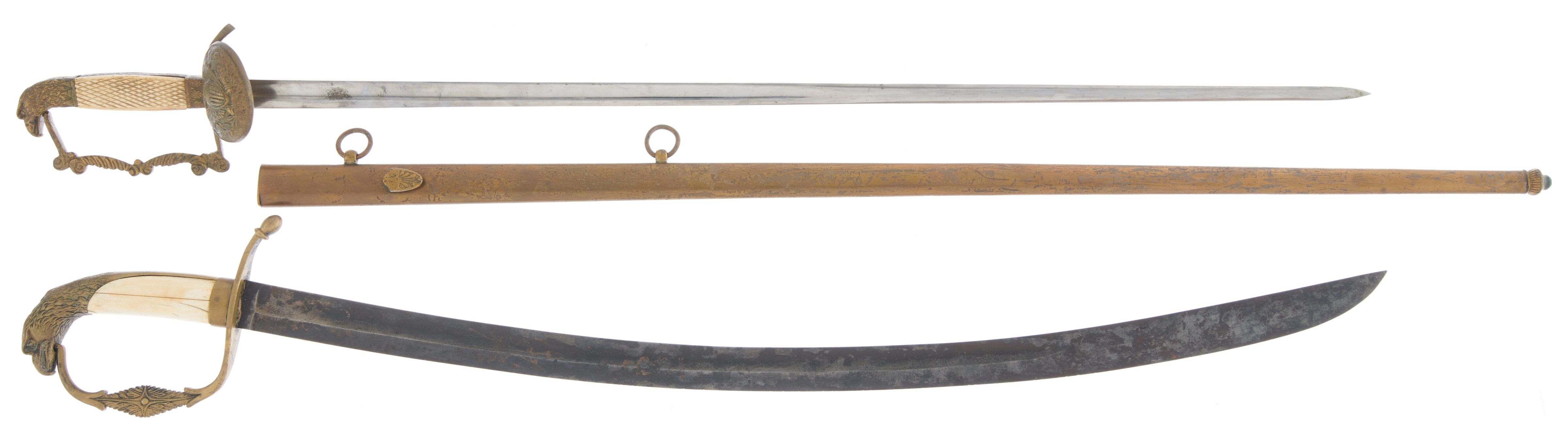 Two Non-Regulation U.S. Military Pattern Swords | Rock Island Auction