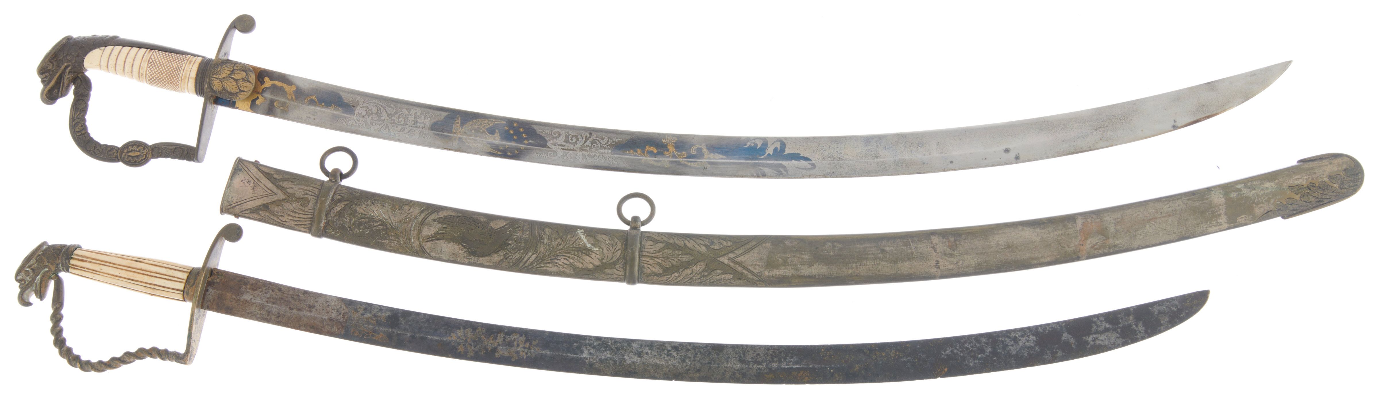 Two American Eagle Head Pommel Sabers | Rock Island Auction