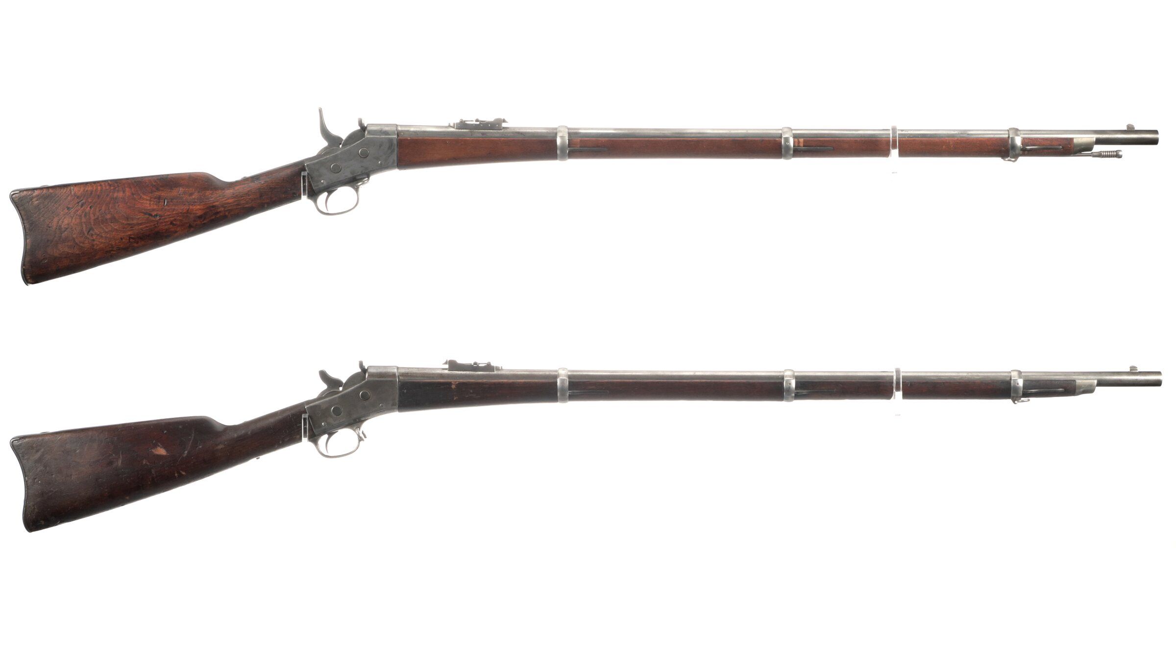 Two New York State Contract Rolling Block Rifles | Rock Island Auction