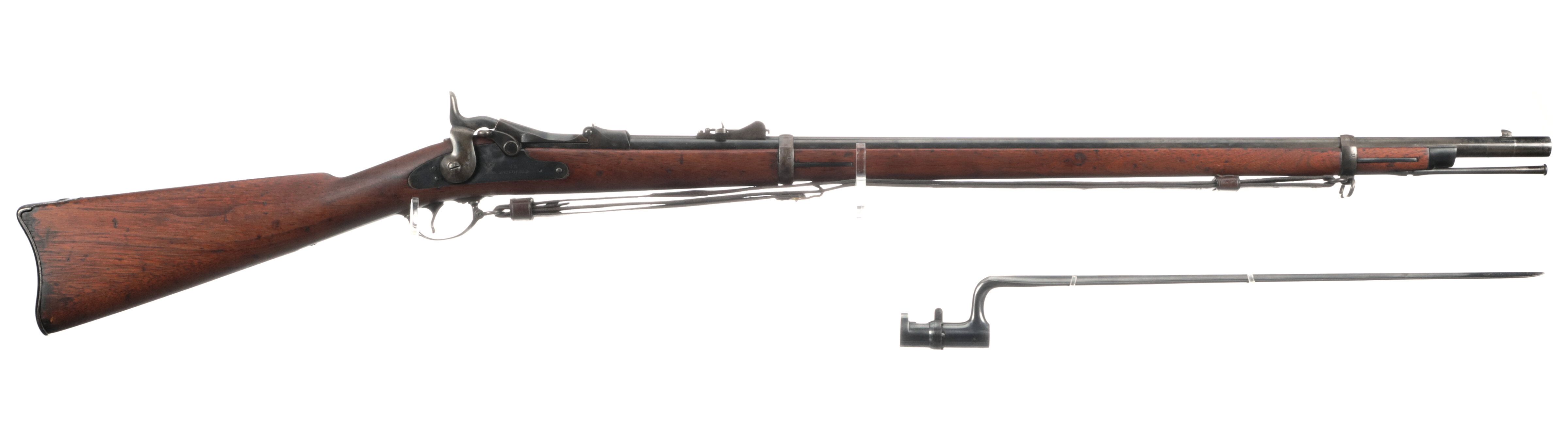U.S. Springfield Model 1879 Trapdoor Rifle with Bayonet | Rock Island ...