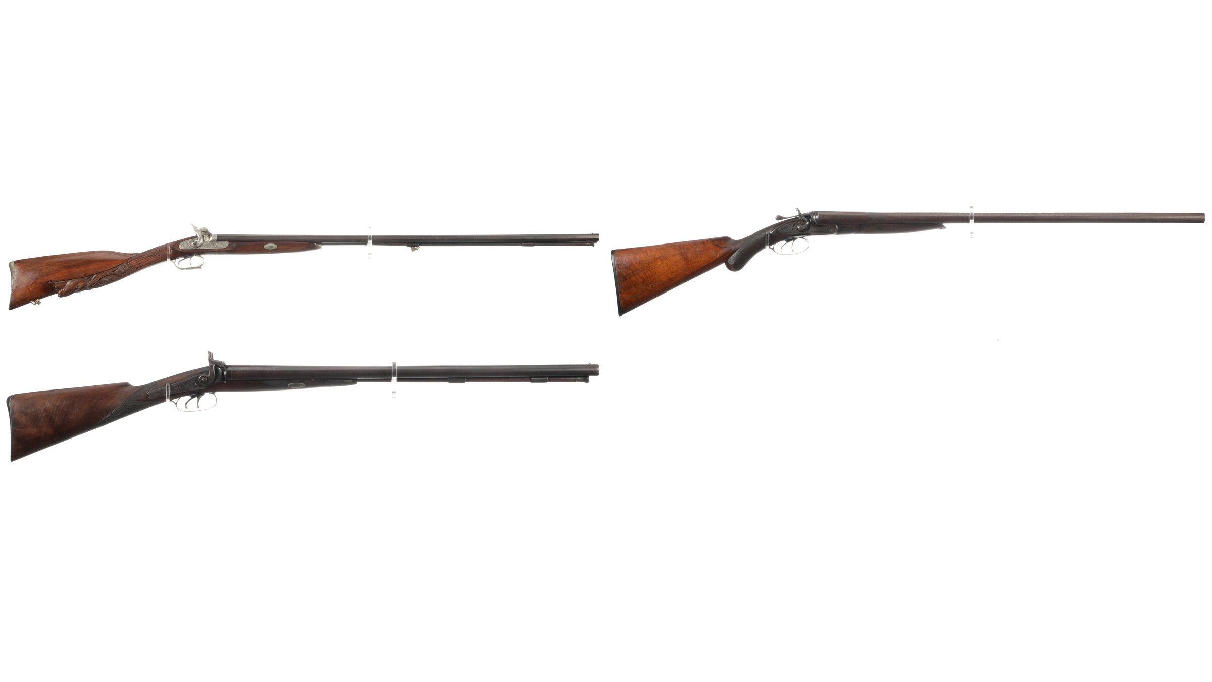Three European Double Barrel Shotguns | Rock Island Auction
