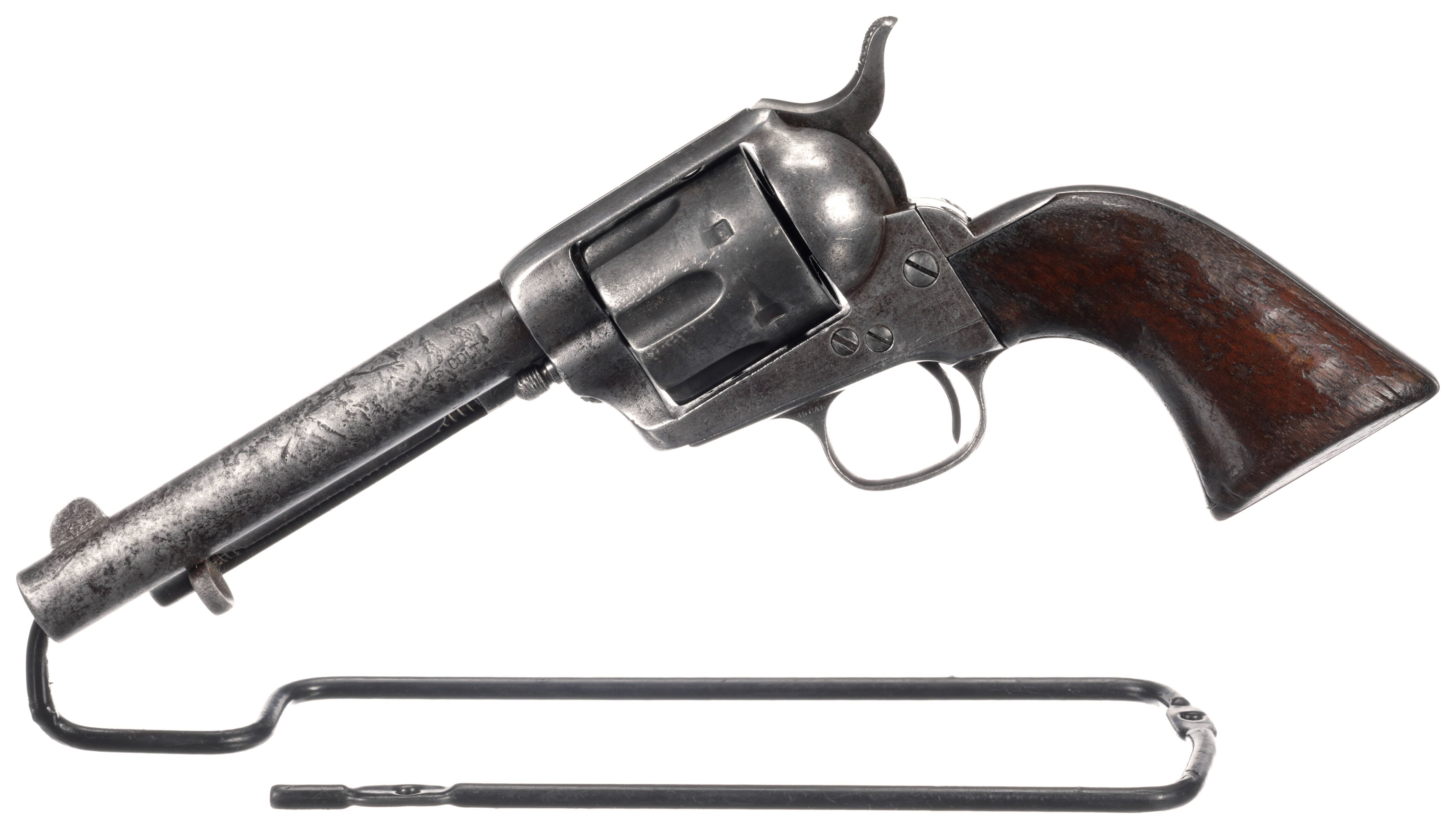 Antique Colt Black Powder Frame Single Action Army Revolver | Rock ...