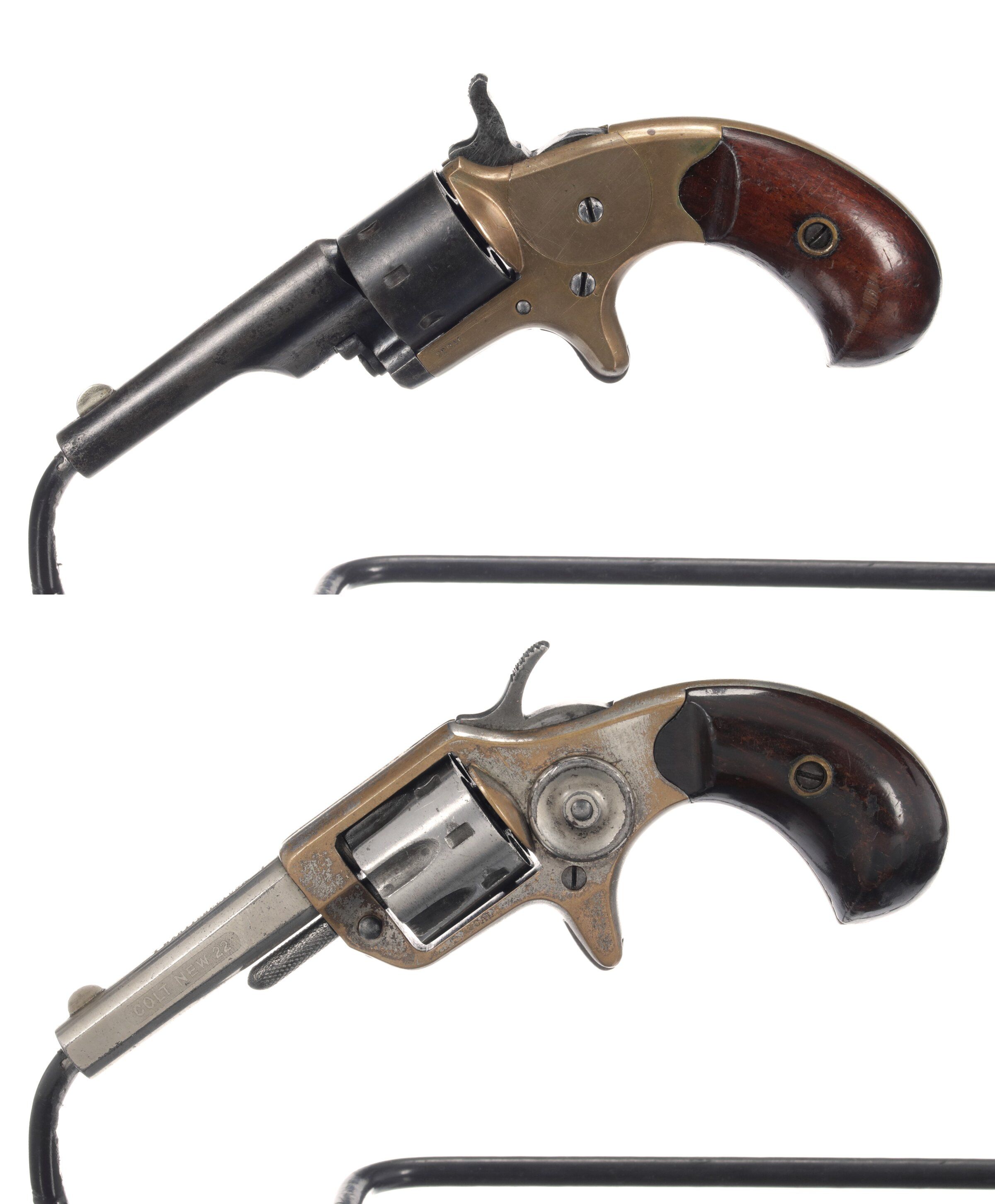 Two Colt Pocket Spur Trigger Revolvers | Rock Island Auction